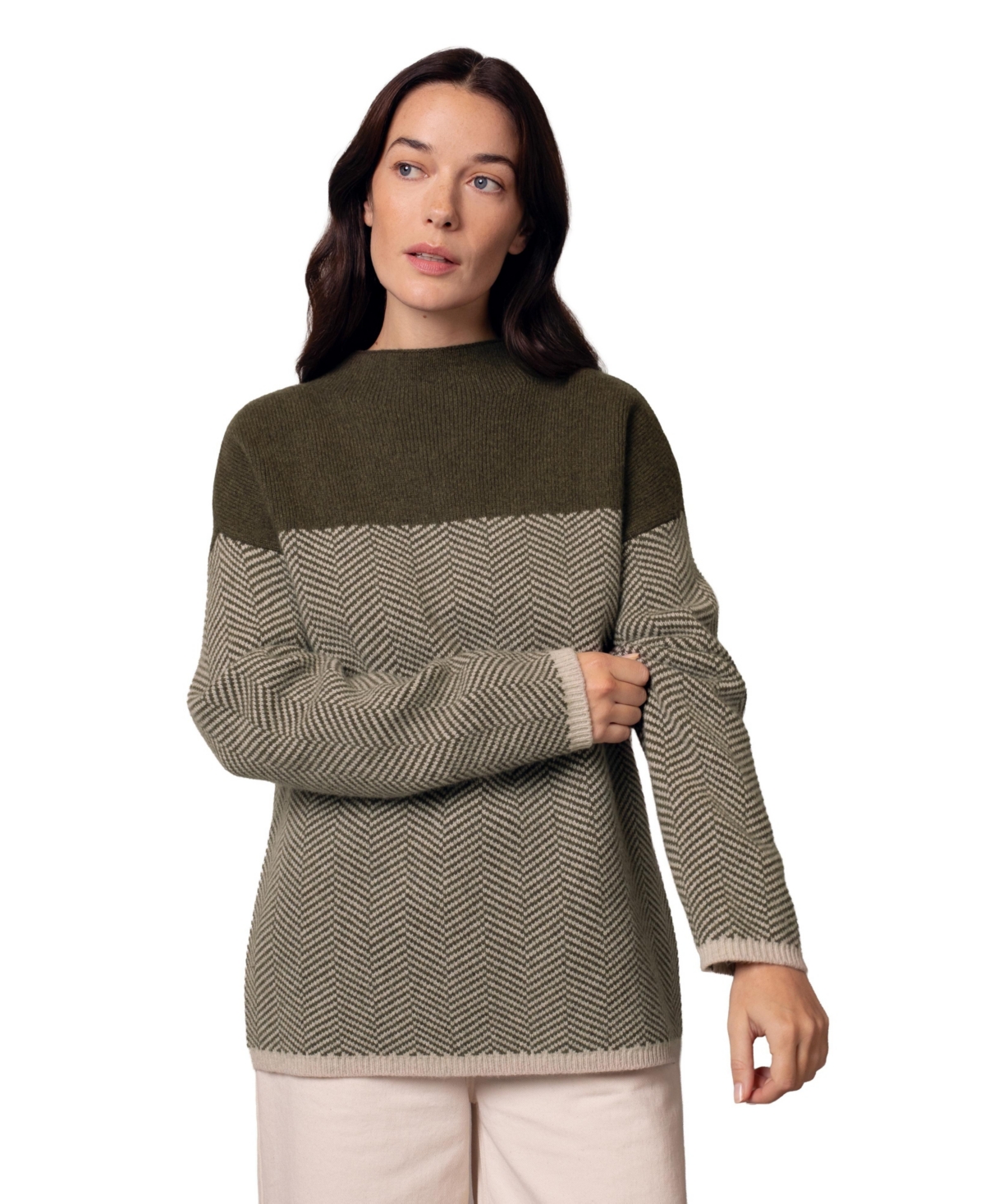 Click here for Celtic & Co. Womens Felted Funnel Neck Jumper - Mo... prices