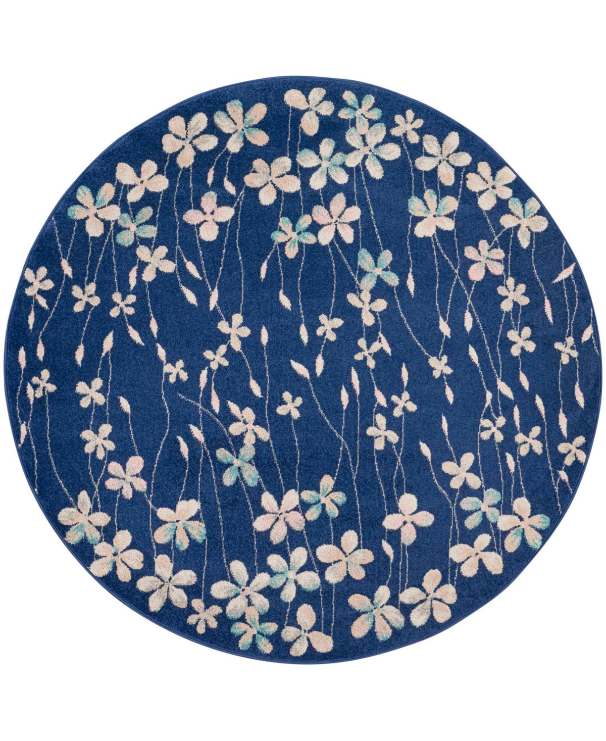 Click here for Long Street Looms Peace PEA04 53 Round Area Rug -... prices