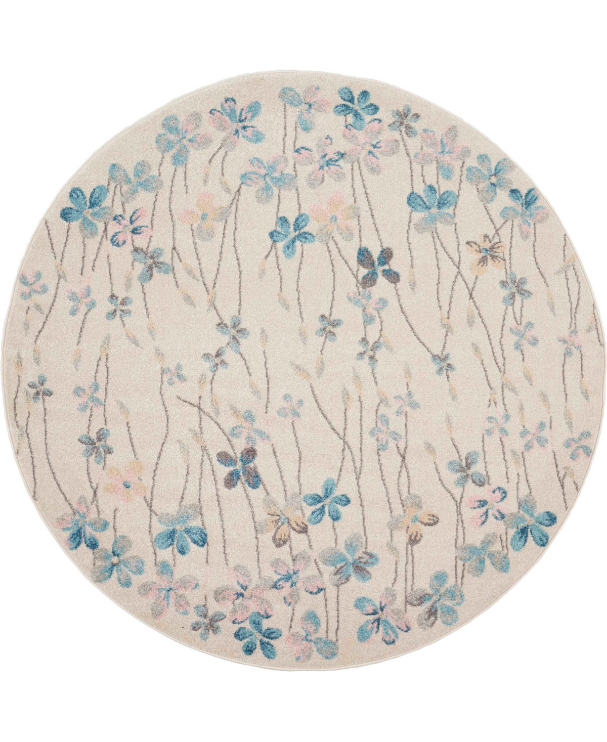 Click here for Long Street Looms Peace PEA04 53 Round Area Rug -... prices