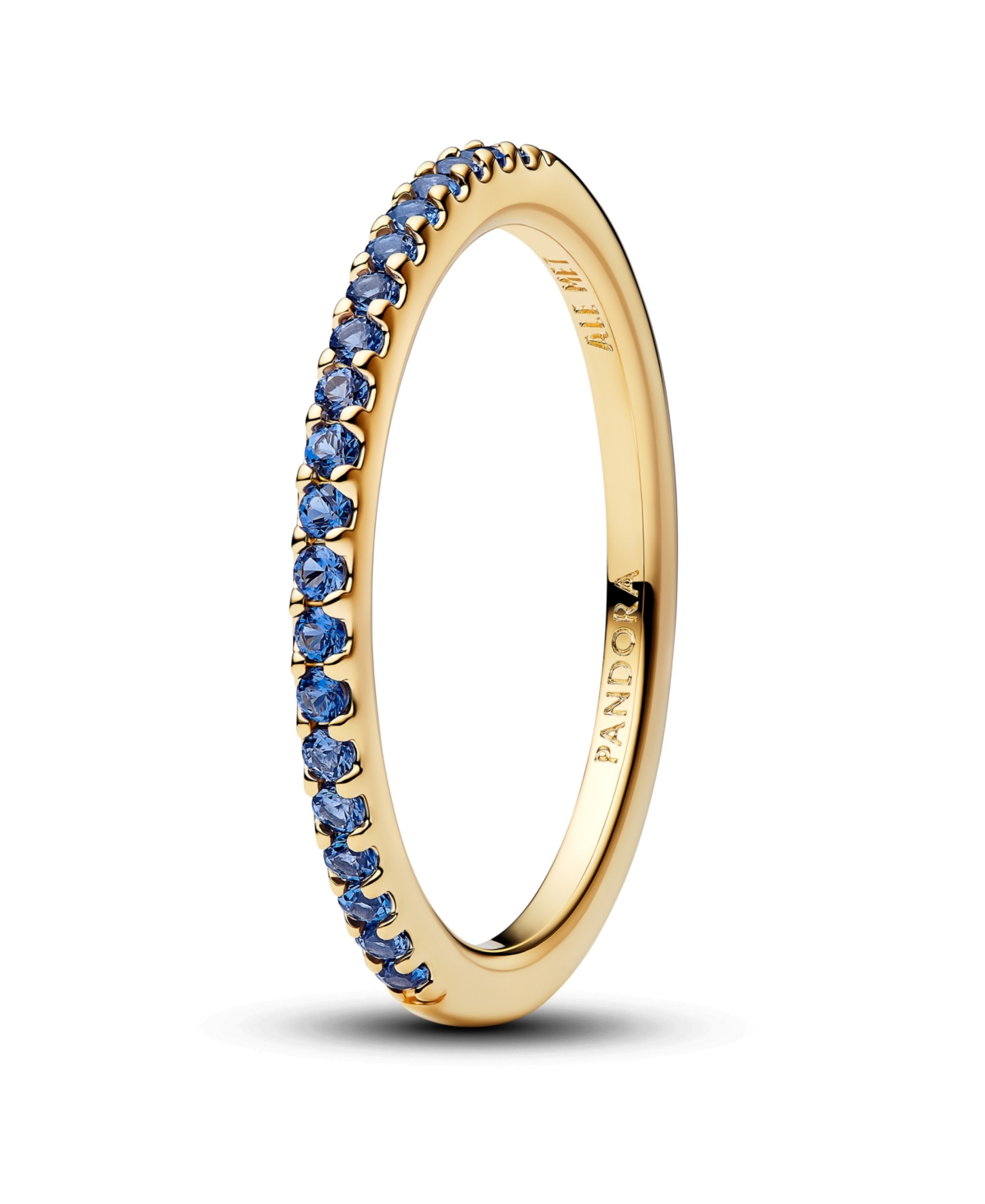 Click here for Pandora Sparkling Green Half-Eternity Band Ring -... prices