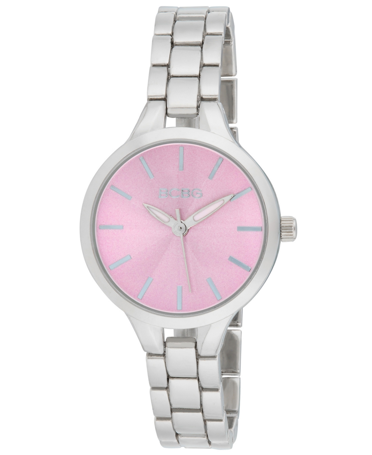 Click here for Bcbg Womens Quartz Round Silver Stainless Steel Wa... prices