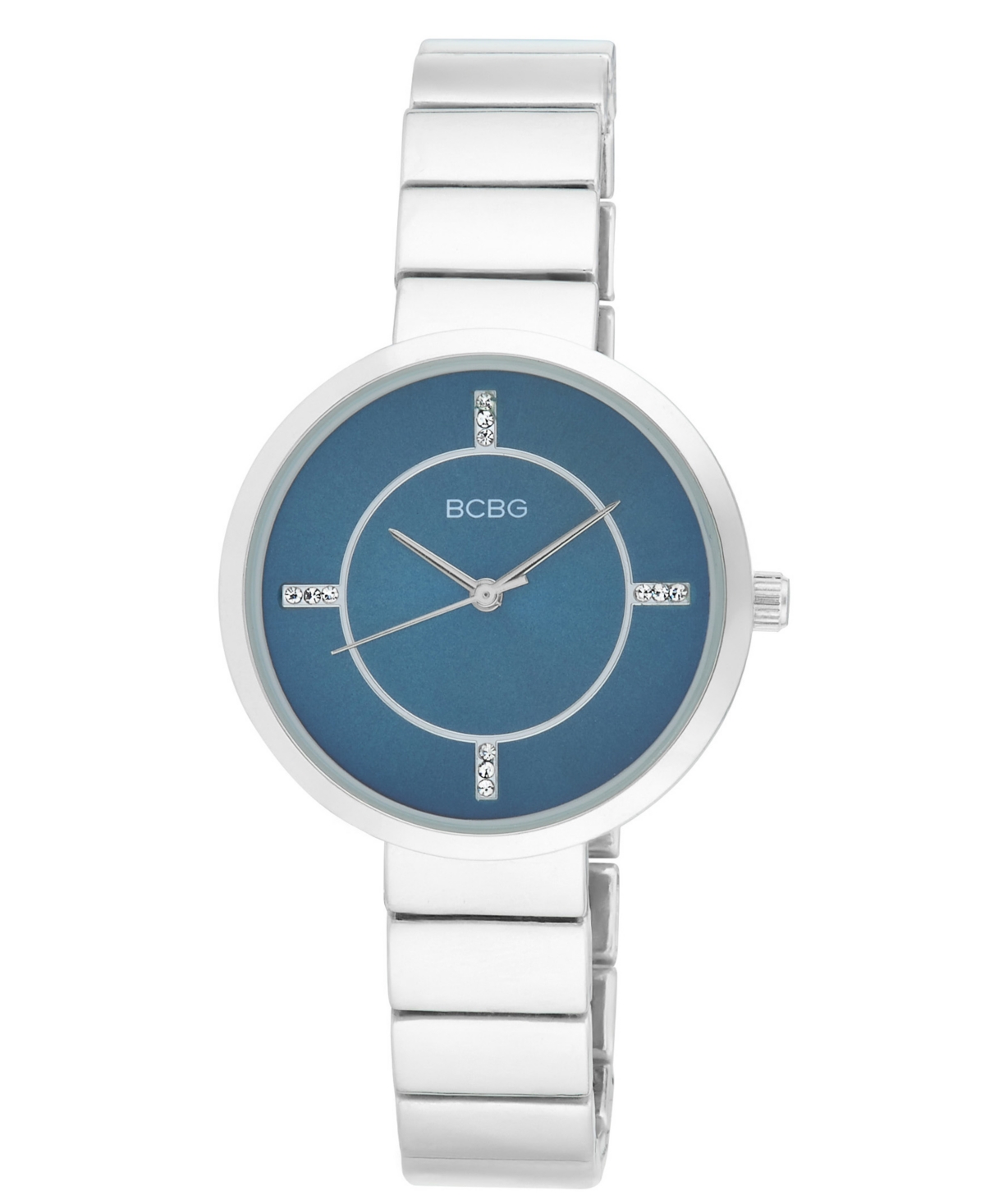 Click here for Bcbg Womens Quartz Round Silver Stainless Steel Wa... prices