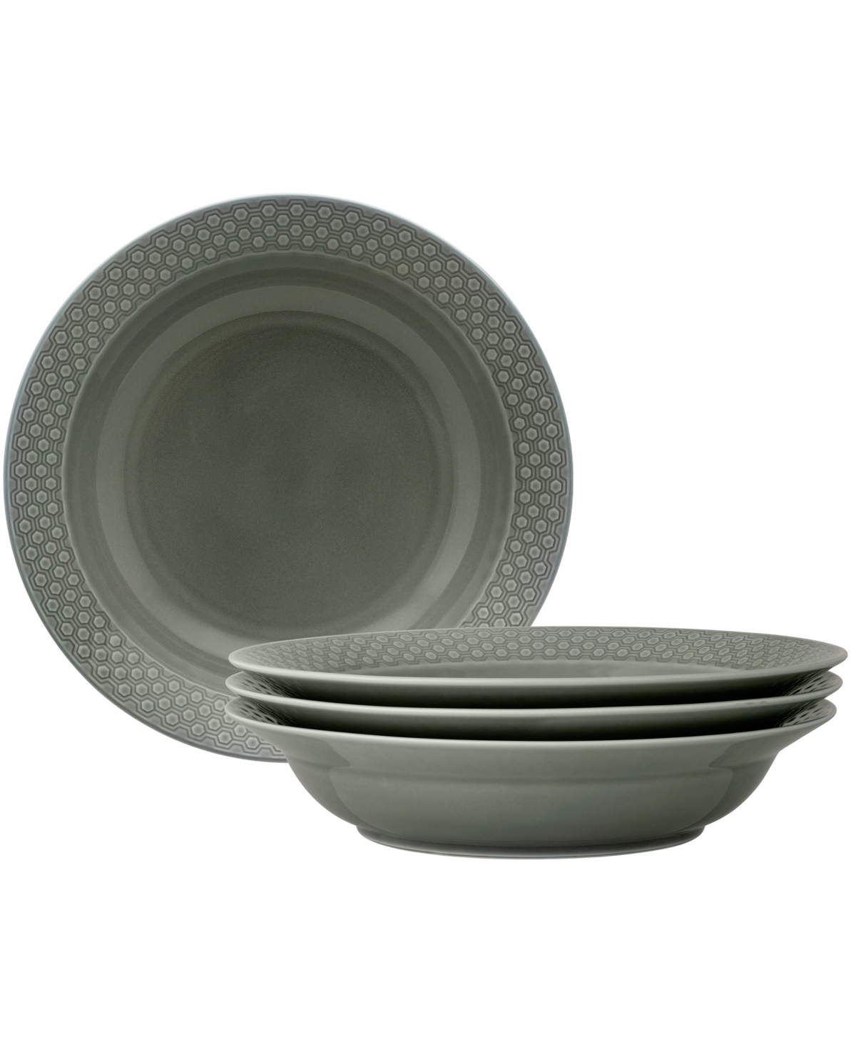 Click here for Noritake Kikko 25 oz. Rim Dinner Bowls  Set of 4 -... prices