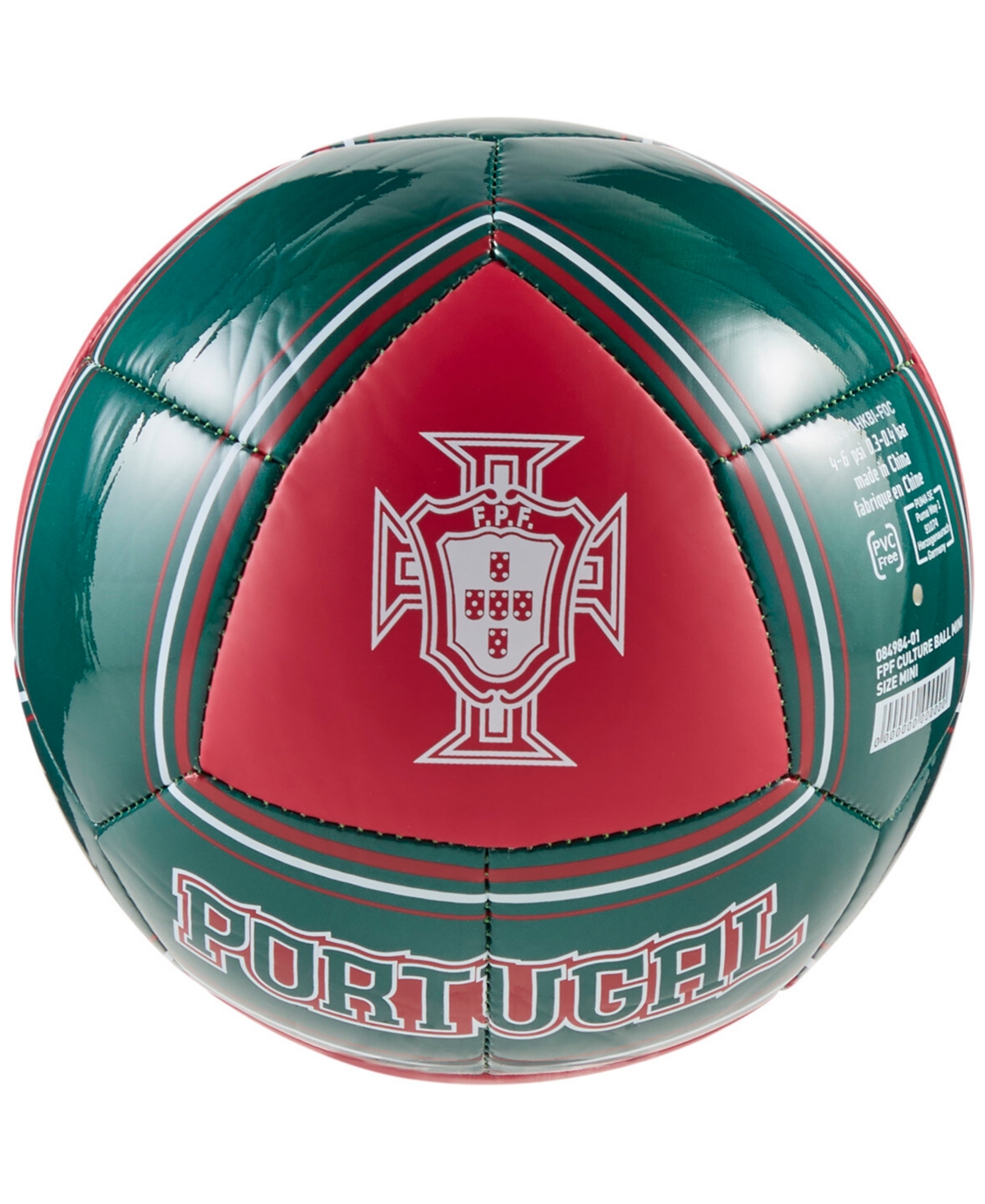 Click here for Puma Mens Portugal Mini Ball - Club Red/Green Lago... prices