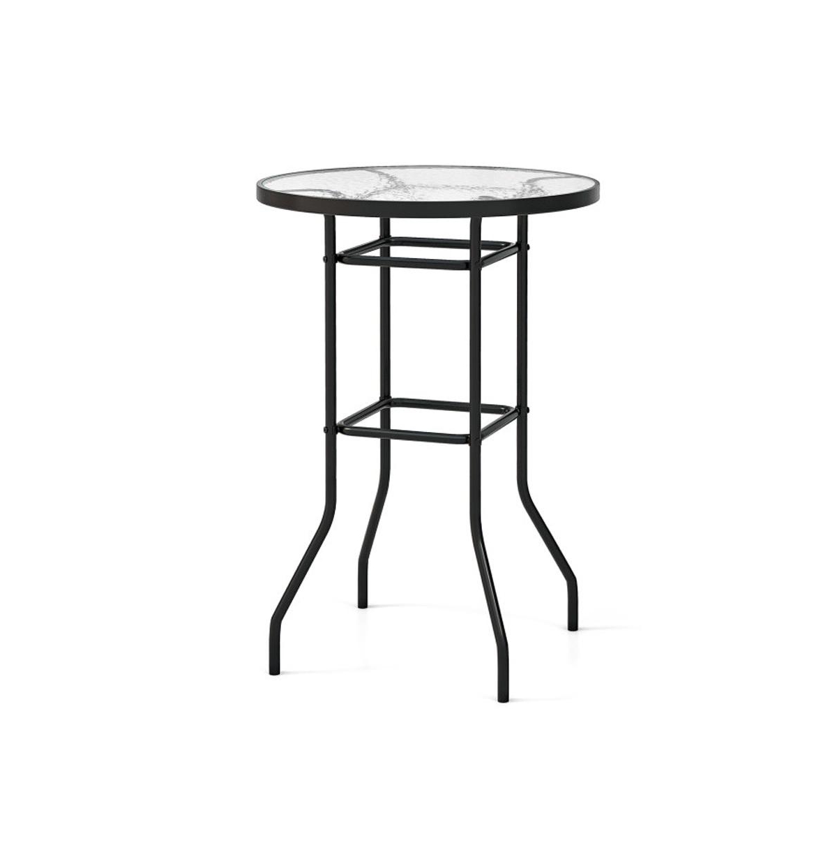 Click here for Boyel Living 38 Inch Patio Bar Table with Tempered... prices