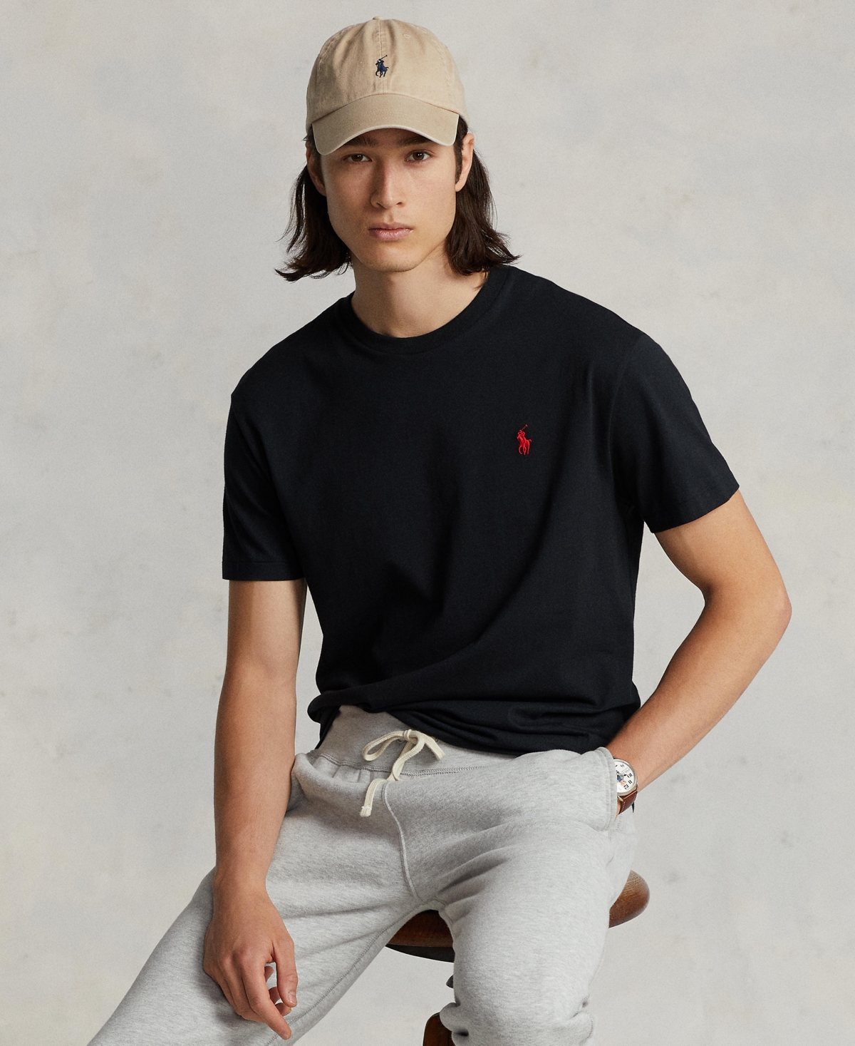 Click here for Polo Ralph Lauren Mens Classic Fit Crew Neck T-Shi... prices