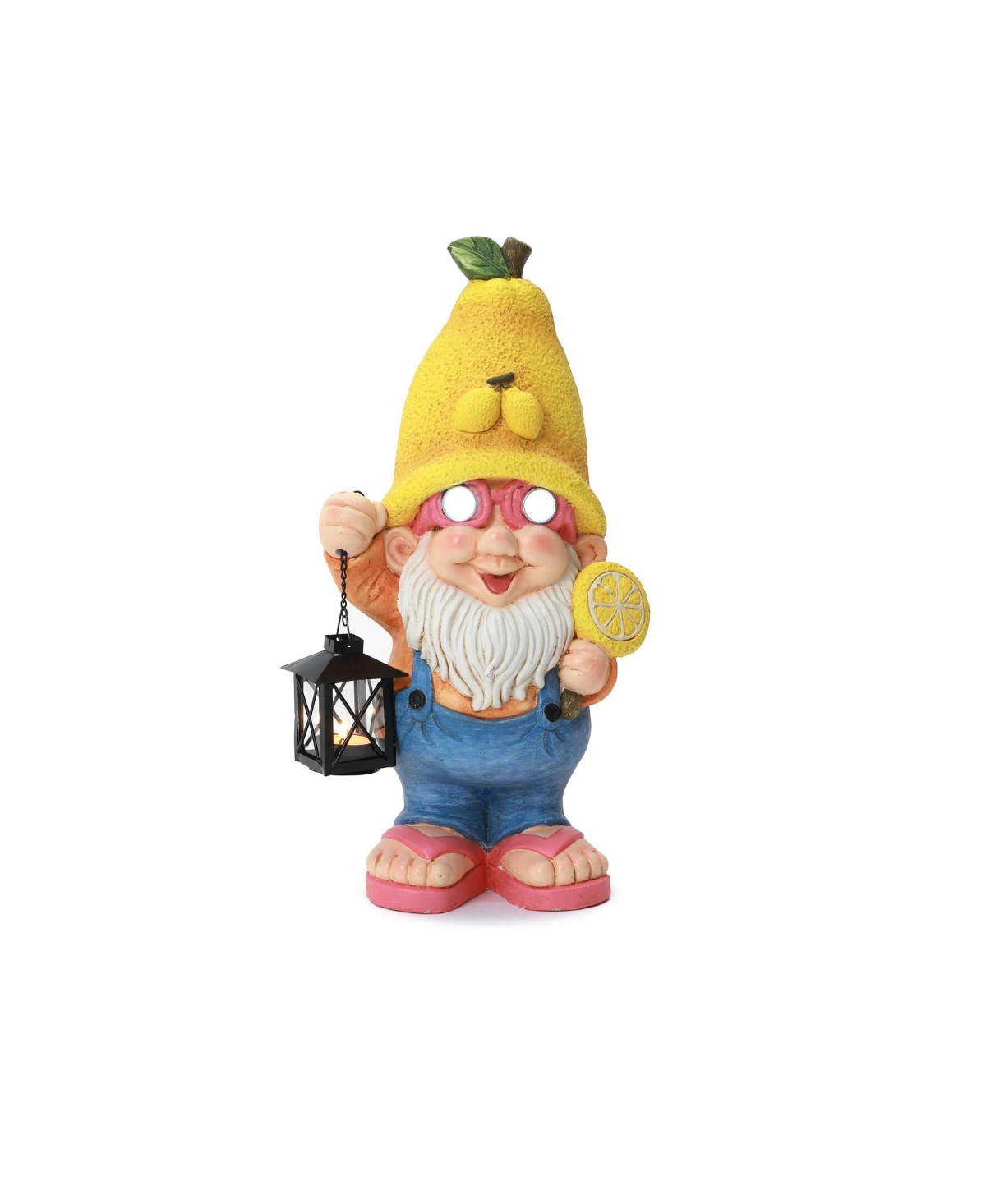 Click here for LuxenHome 18 Solar Powered Garden Gnome Outdoor St... prices