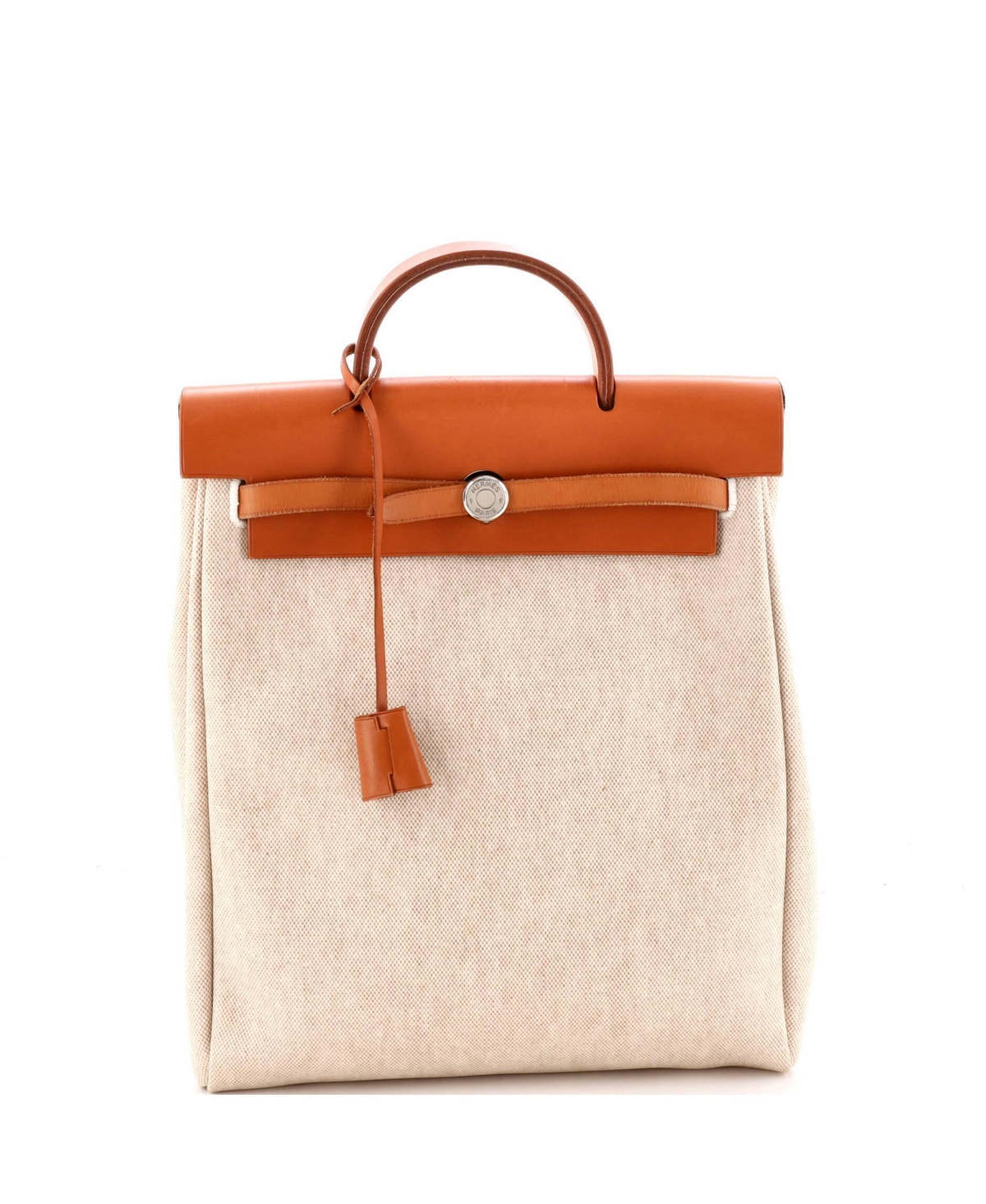 Click here for Pre-Owned HERMES Gm Vintage Herbag A Dos Backpack... prices