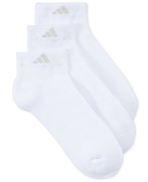 adidas Women's 3-Pk. Low-Cut Cushion Socks - Handbags & Accessories ...