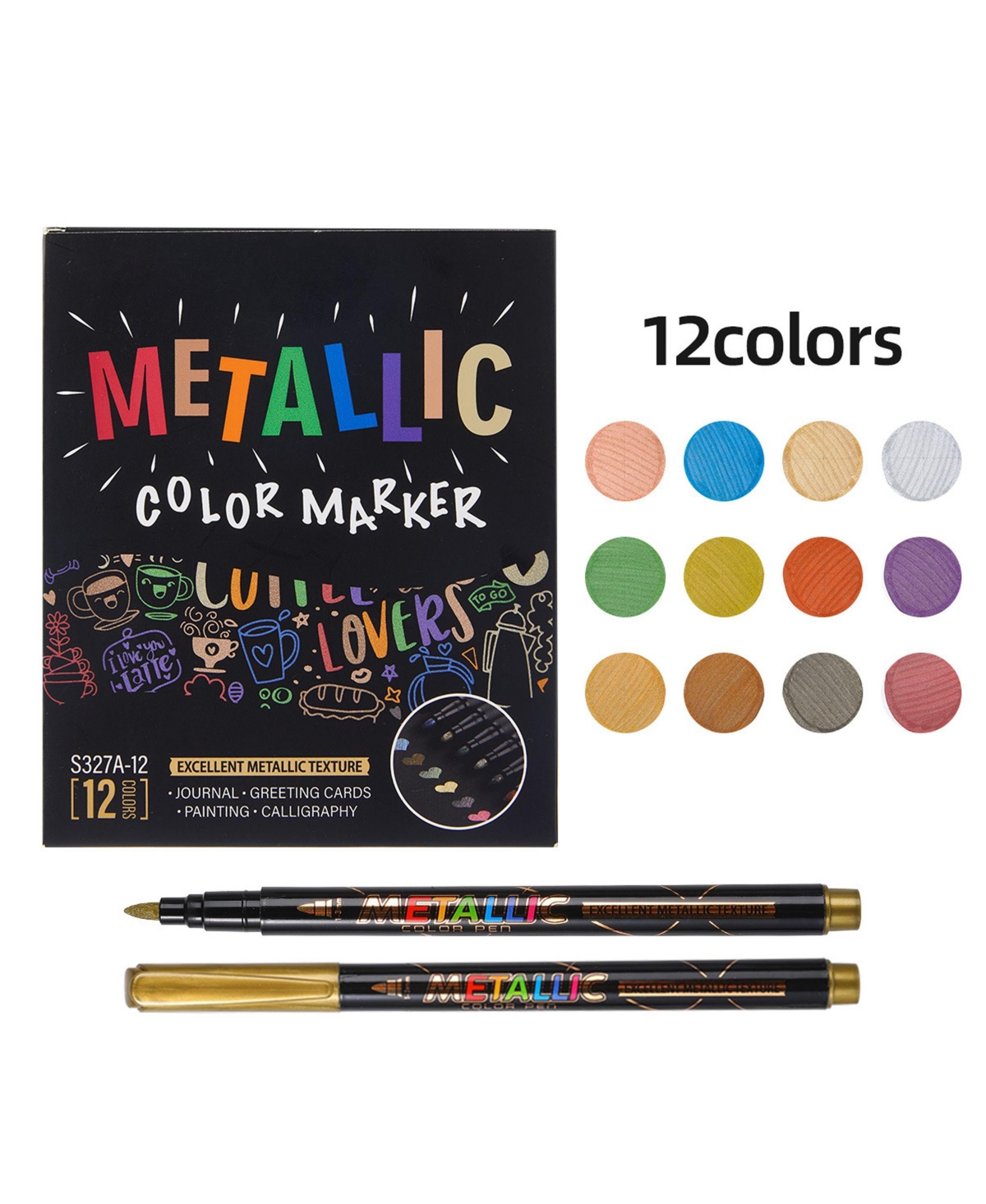 Click here for Htutwoo 12 Colors Metal Markers Set  Paint Markers... prices
