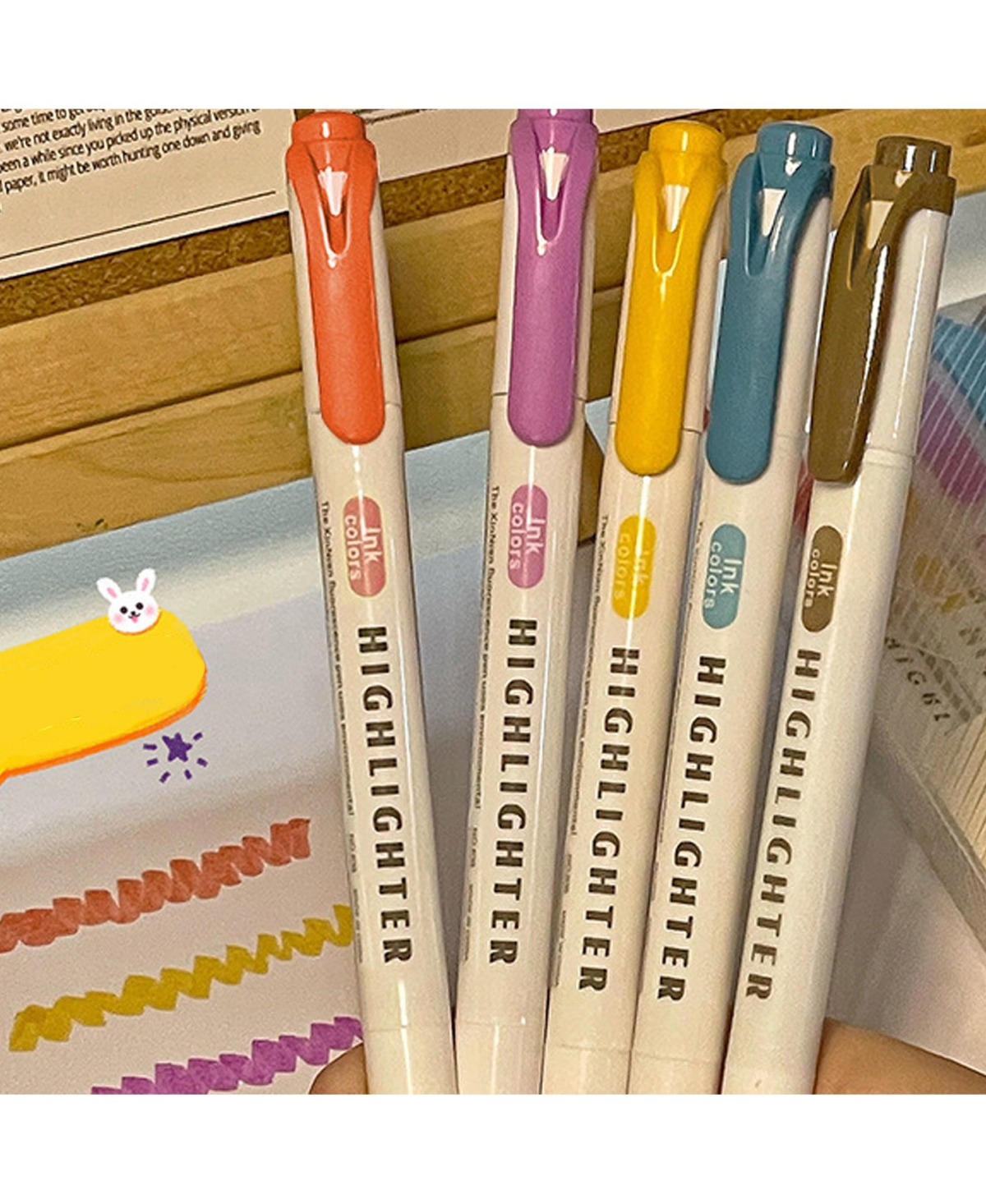 Click here for Htutwoo 5-Pieces Calm Color Series Double-Ended Hi... prices