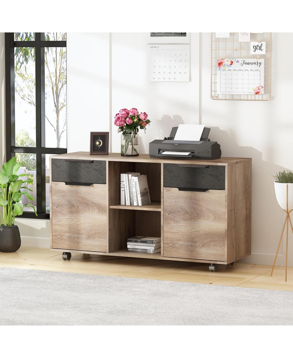 Click here for Logicfox 2-Drawer File Cabinet with Wheels  Mobile... prices