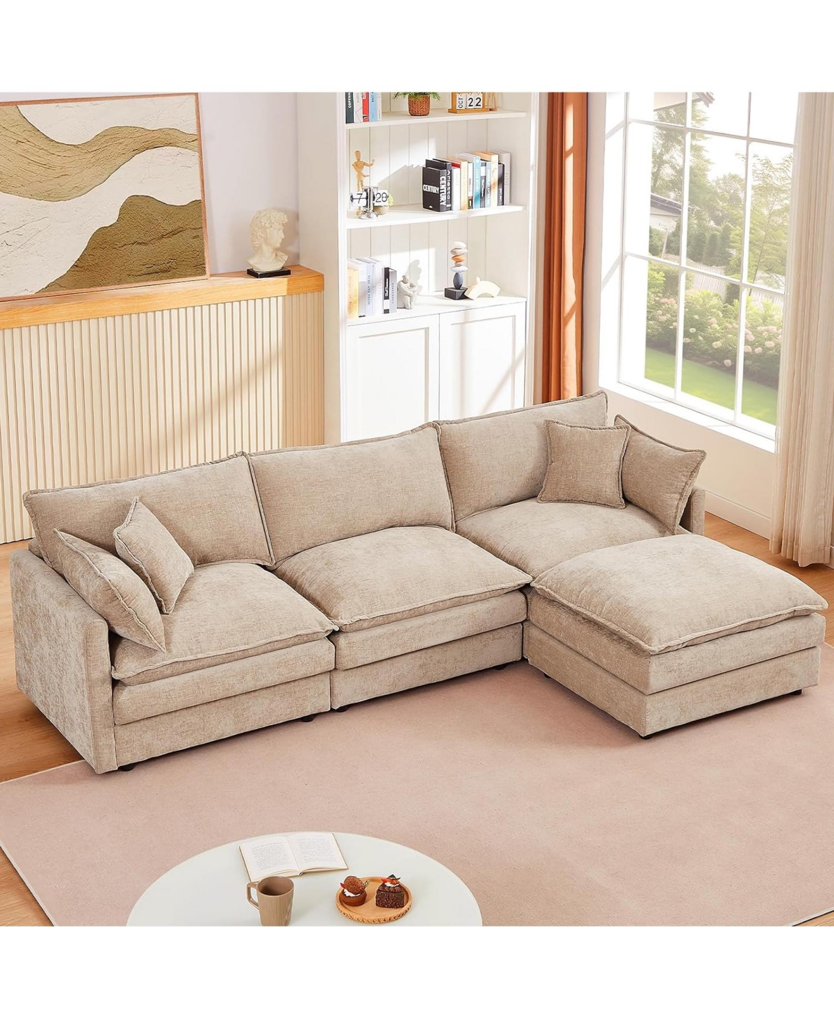 Click here for Rainsken 102 L Shaped Cloud Couch  Modular Section... prices