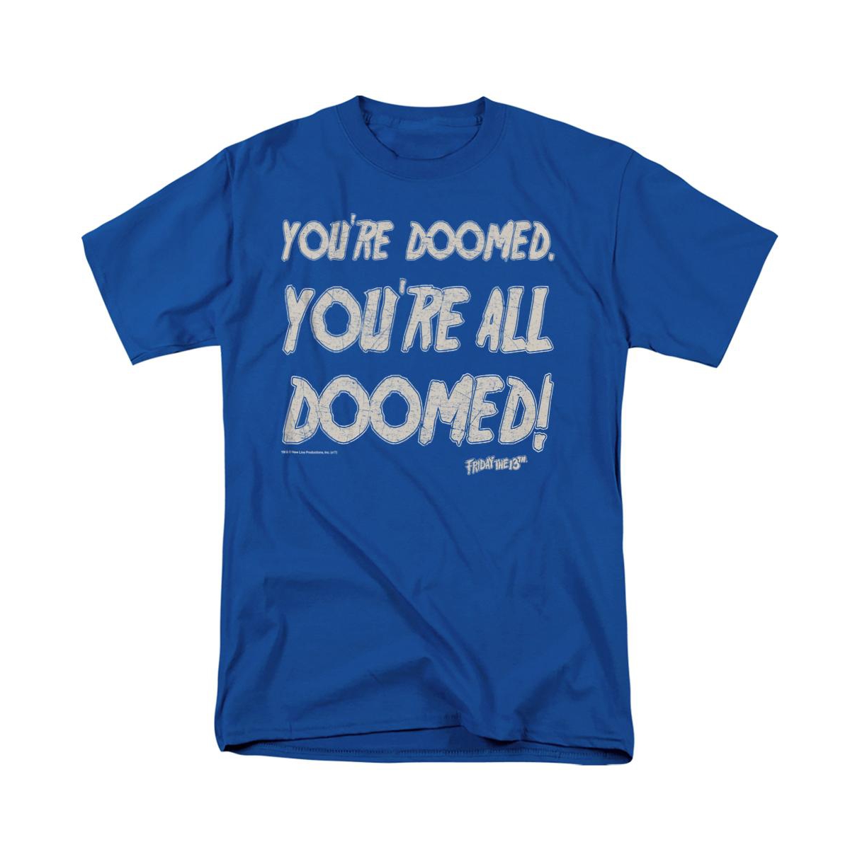 Click here for Friday The 13th Mens Doomed T-Shirt - Royal prices