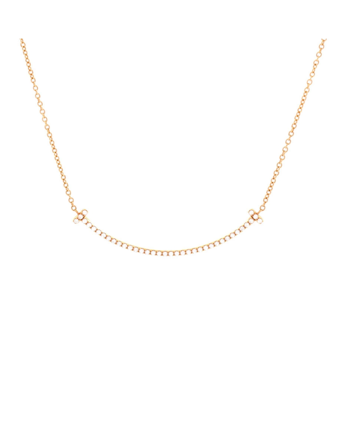 Click here for Pre-Owned Tiffany & Co T Smile Pendant Necklace -... prices