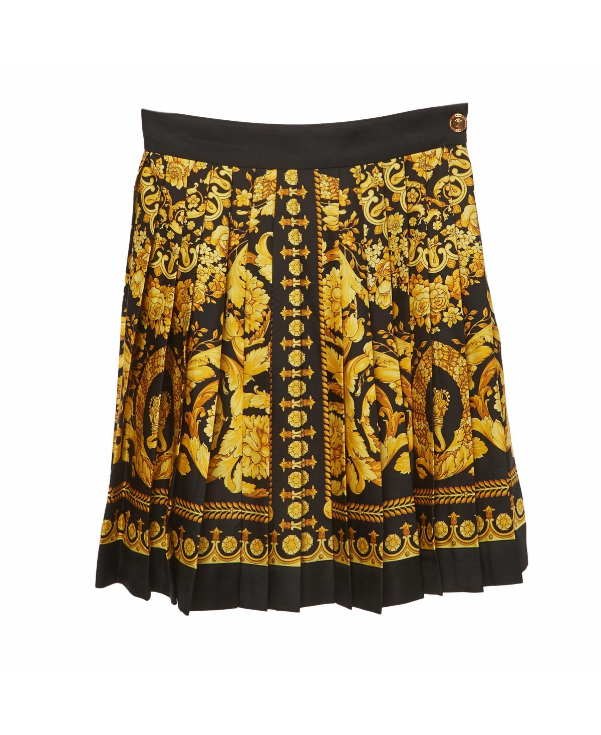 Click here for Pre-Owned Versace Womens Black Barocco Print Silk... prices