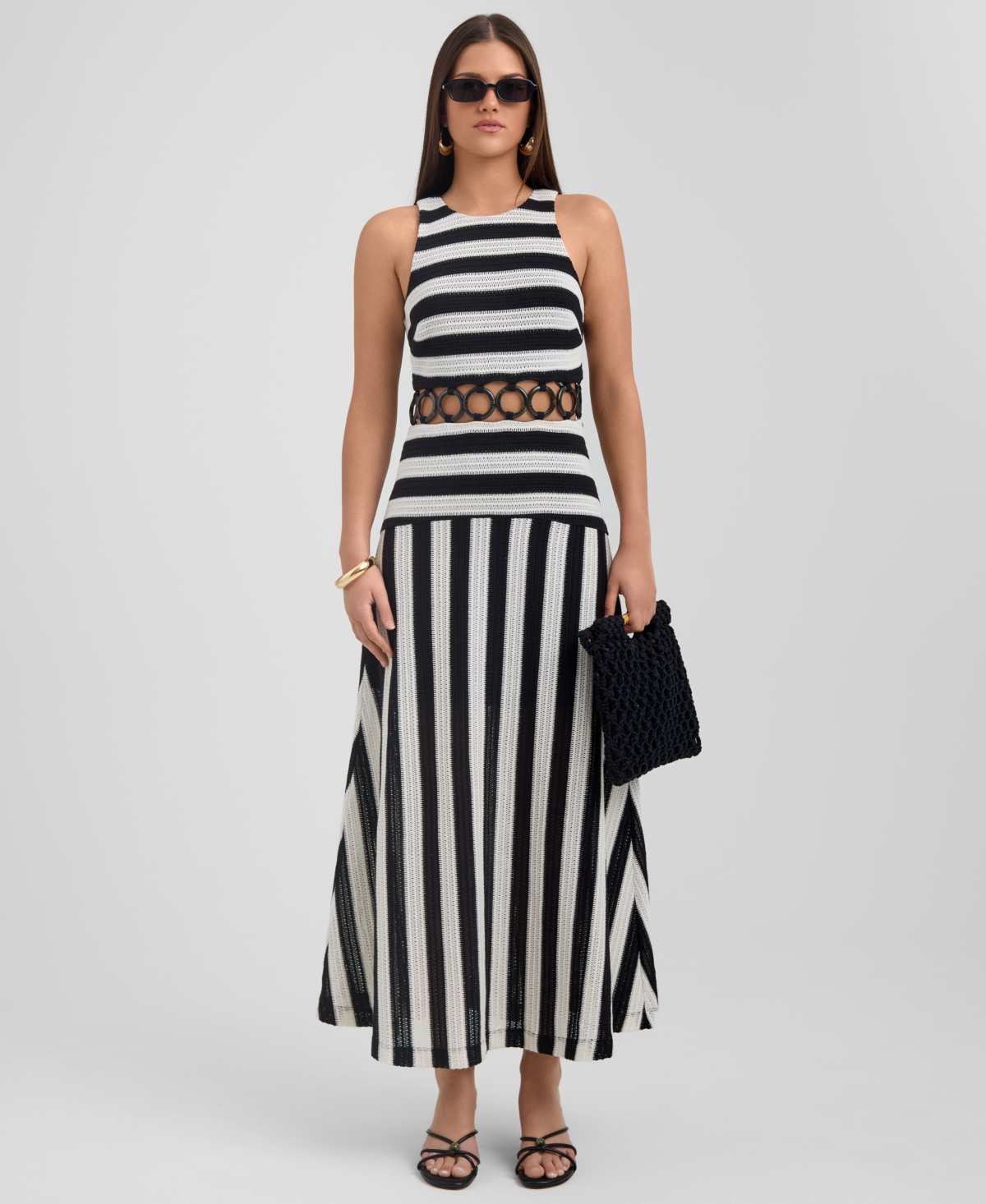 Click here for Rachel Rachel Roy Womens Halter Neck Midi Dress -... prices