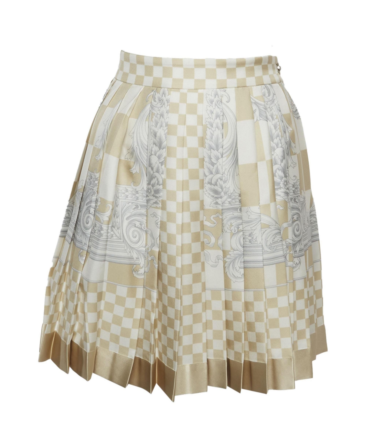 Click here for Pre-Owned Versace Womens Barocco Checkerboard Silk... prices