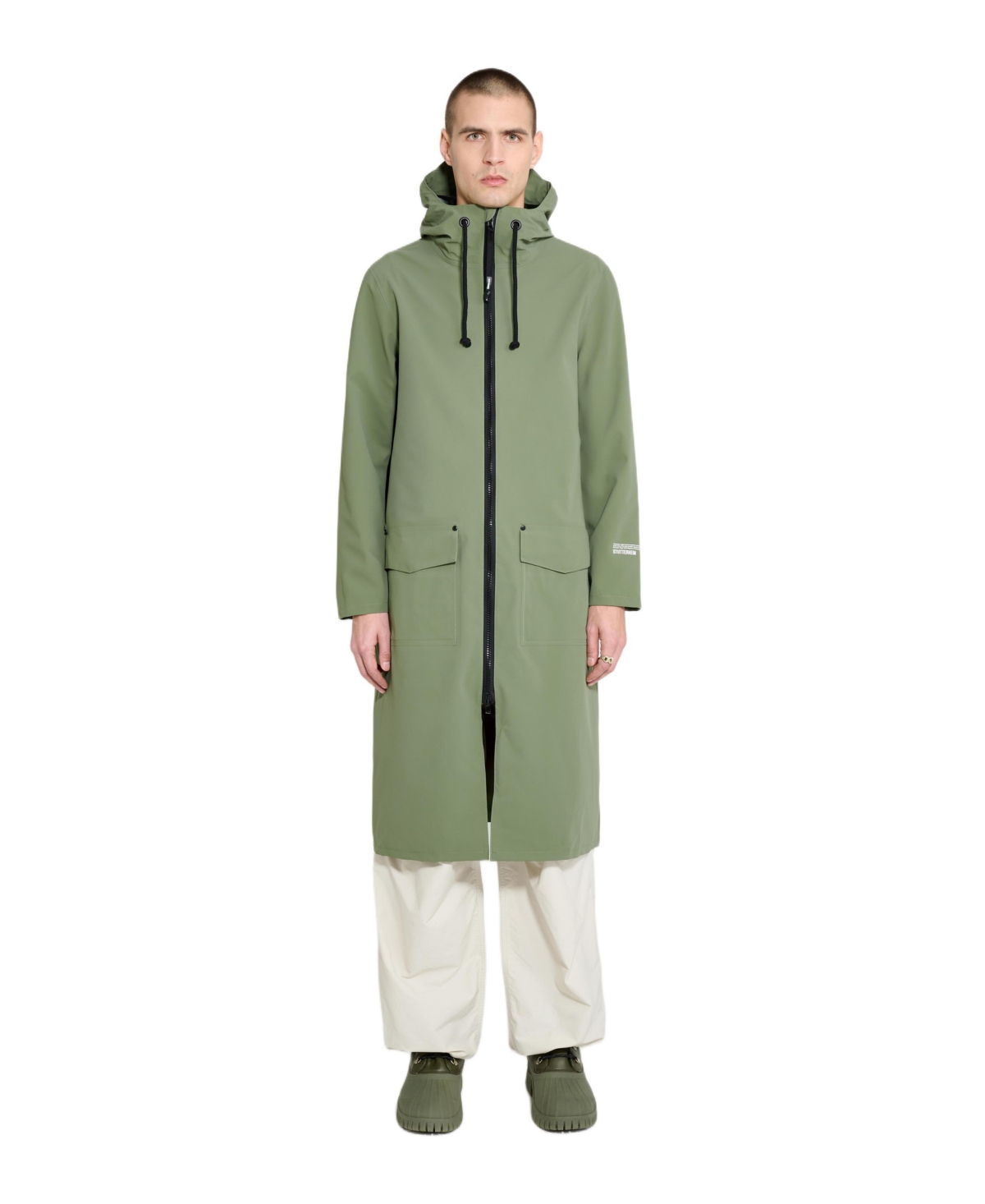 Click here for Stutterheim Mens Stockholm Long Patch Matte Rainco... prices
