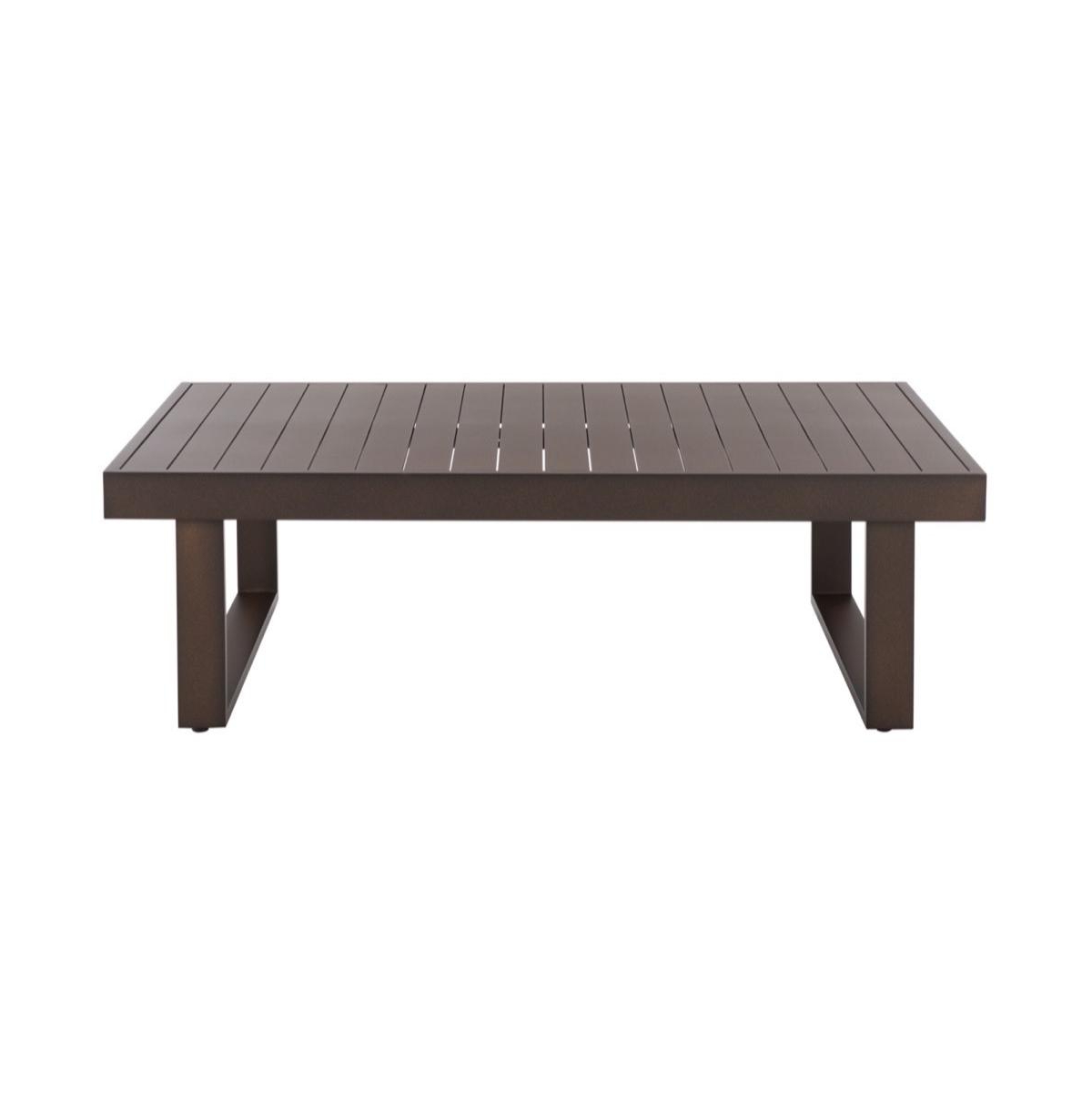 Click here for Safavieh Fash Aluminum Outdoor Coffee Table - Brow... prices