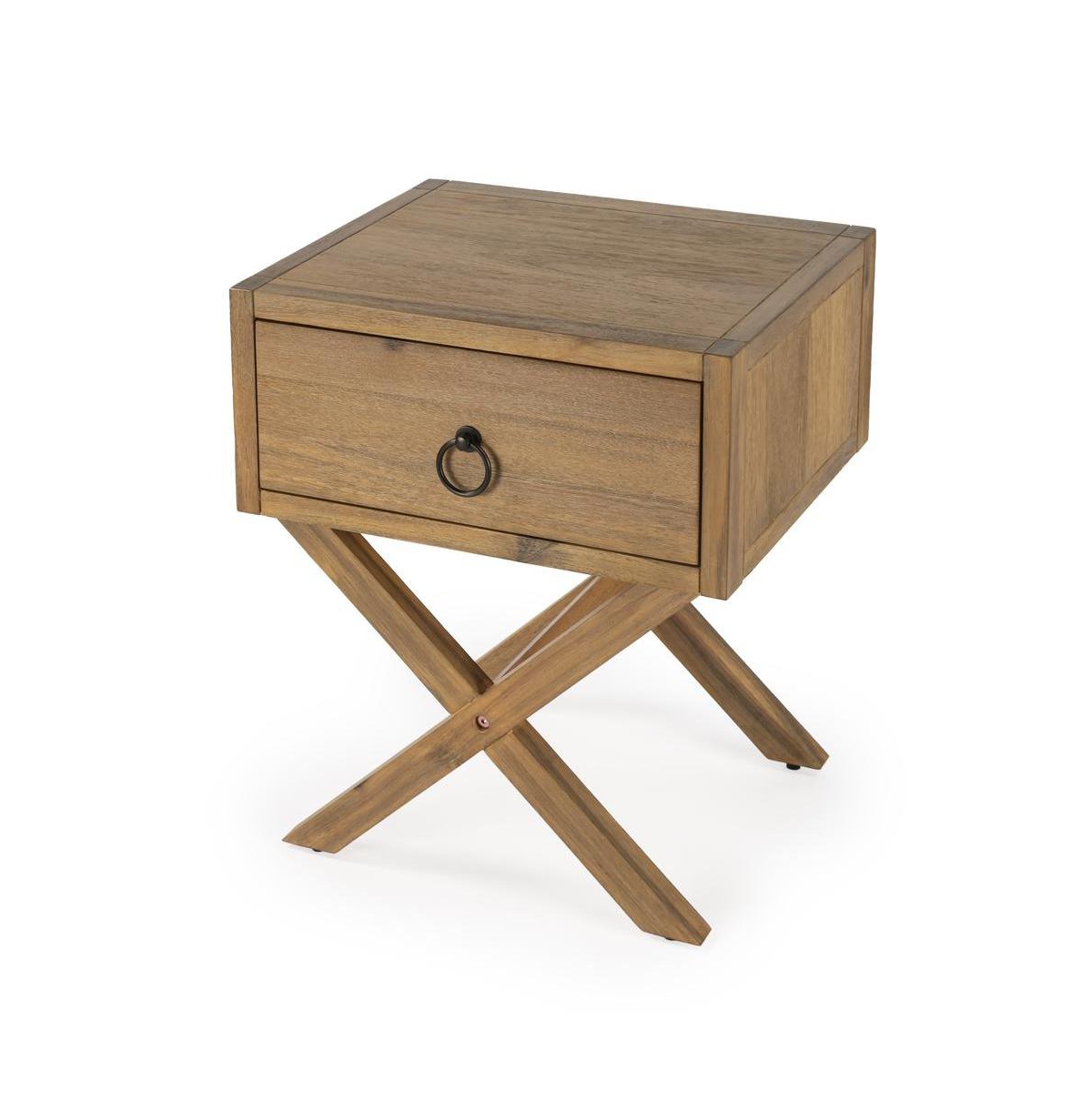 Click here for Butler Specialty Lark Natural Wood End Table - Bro... prices
