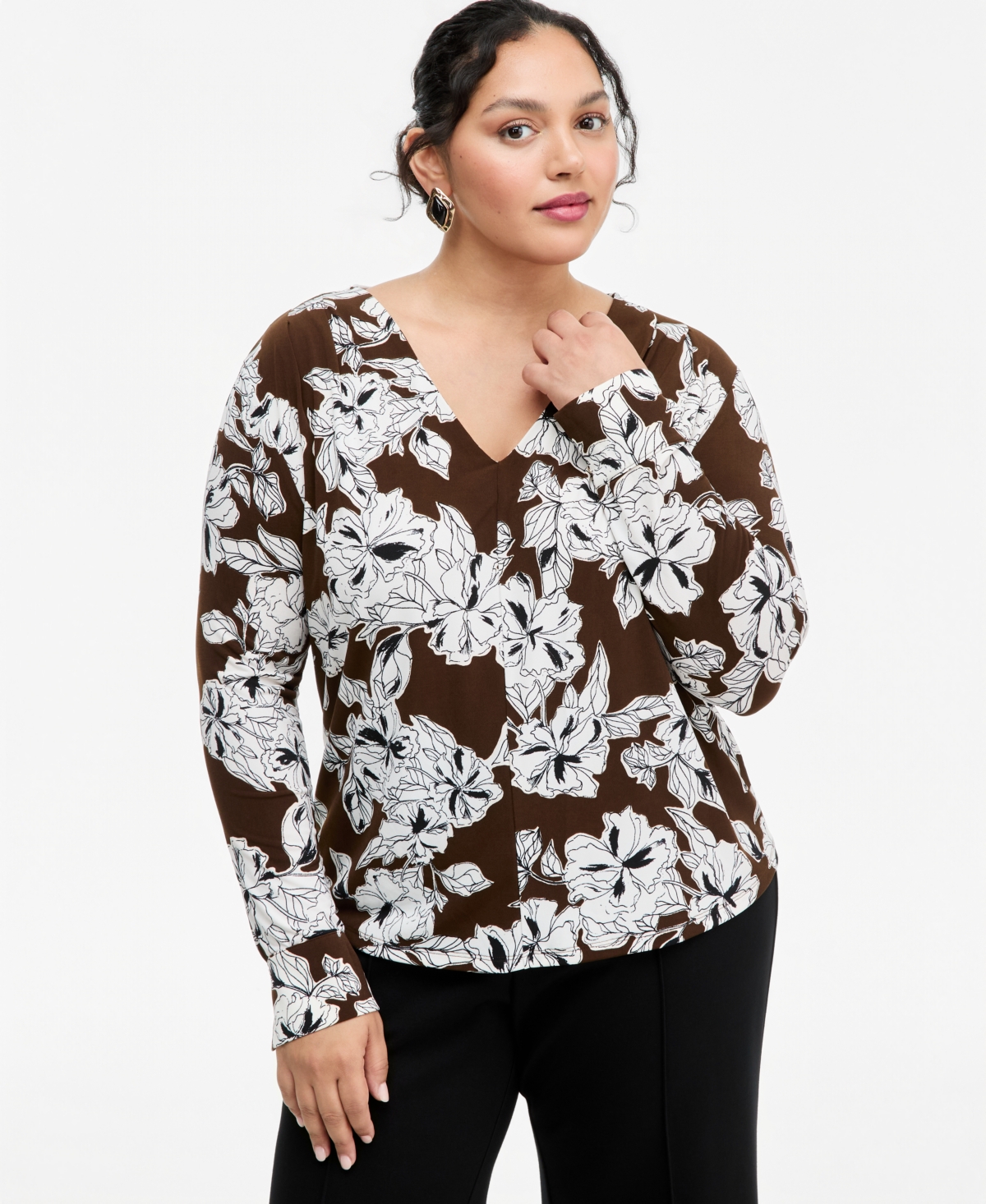 Click here for I.n.c. International Concepts Plus Size Floral-Pri... prices