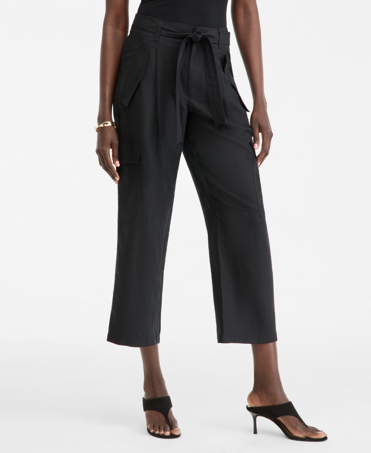 Click here for I.n.c. International Concepts Womens Cropped Belte... prices
