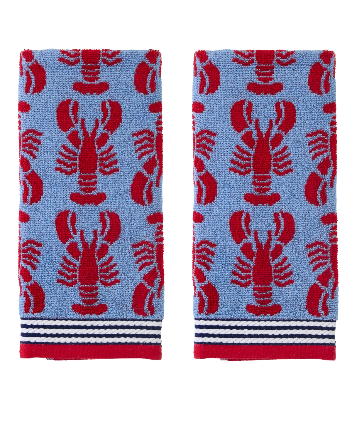 Click here for Skl Home Lobster Jacquard 2-Pc. Hand Towel Set - B... prices