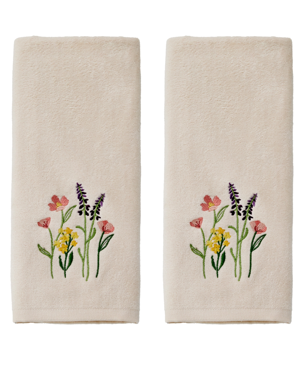 Click here for Skl Home Meadow Bouquet 2-Pc. Hand Towel Set - Nat... prices