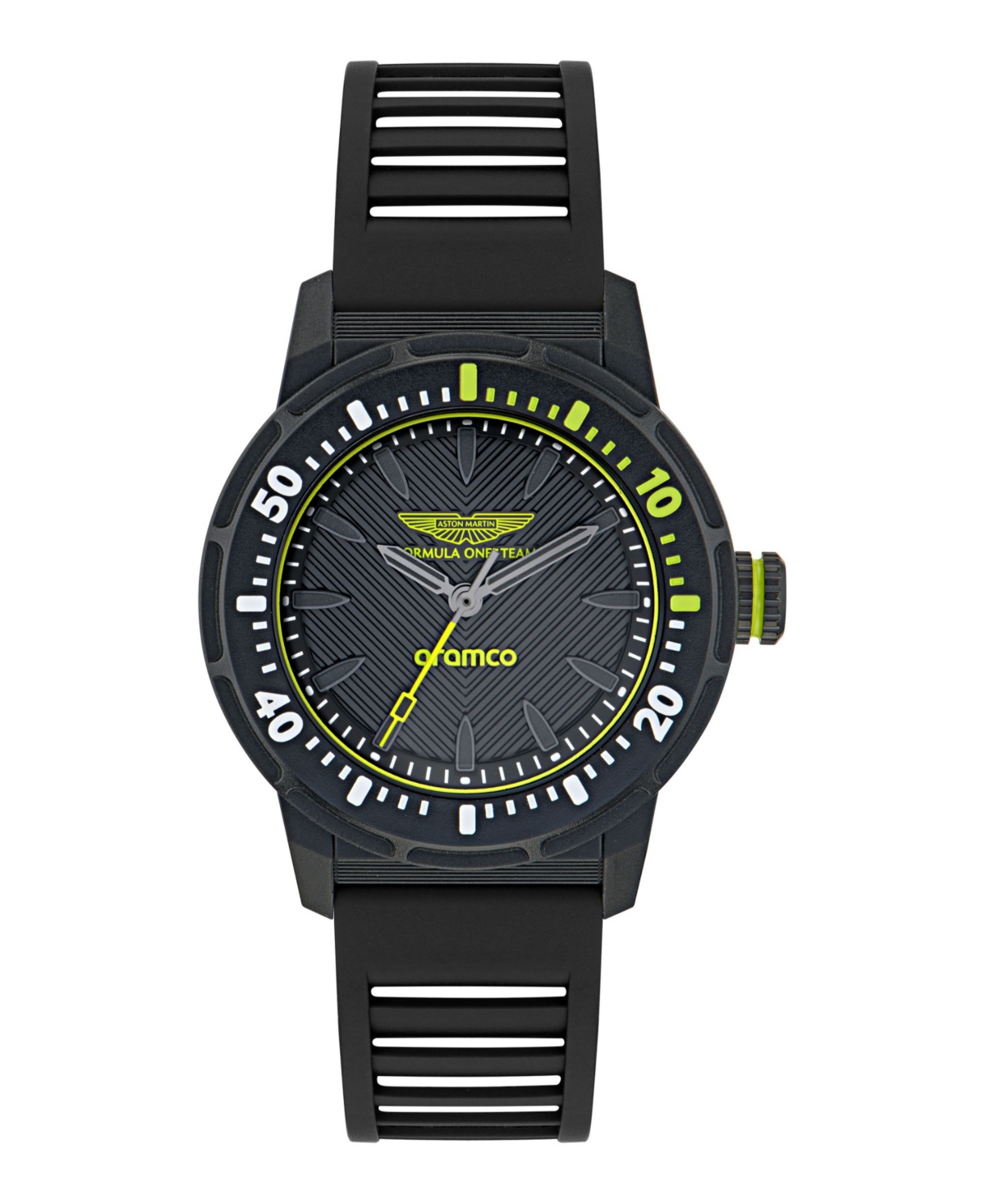 Click here for Aston Martin F1 Mens Pdk 3 Hand Quartz Black Silic... prices