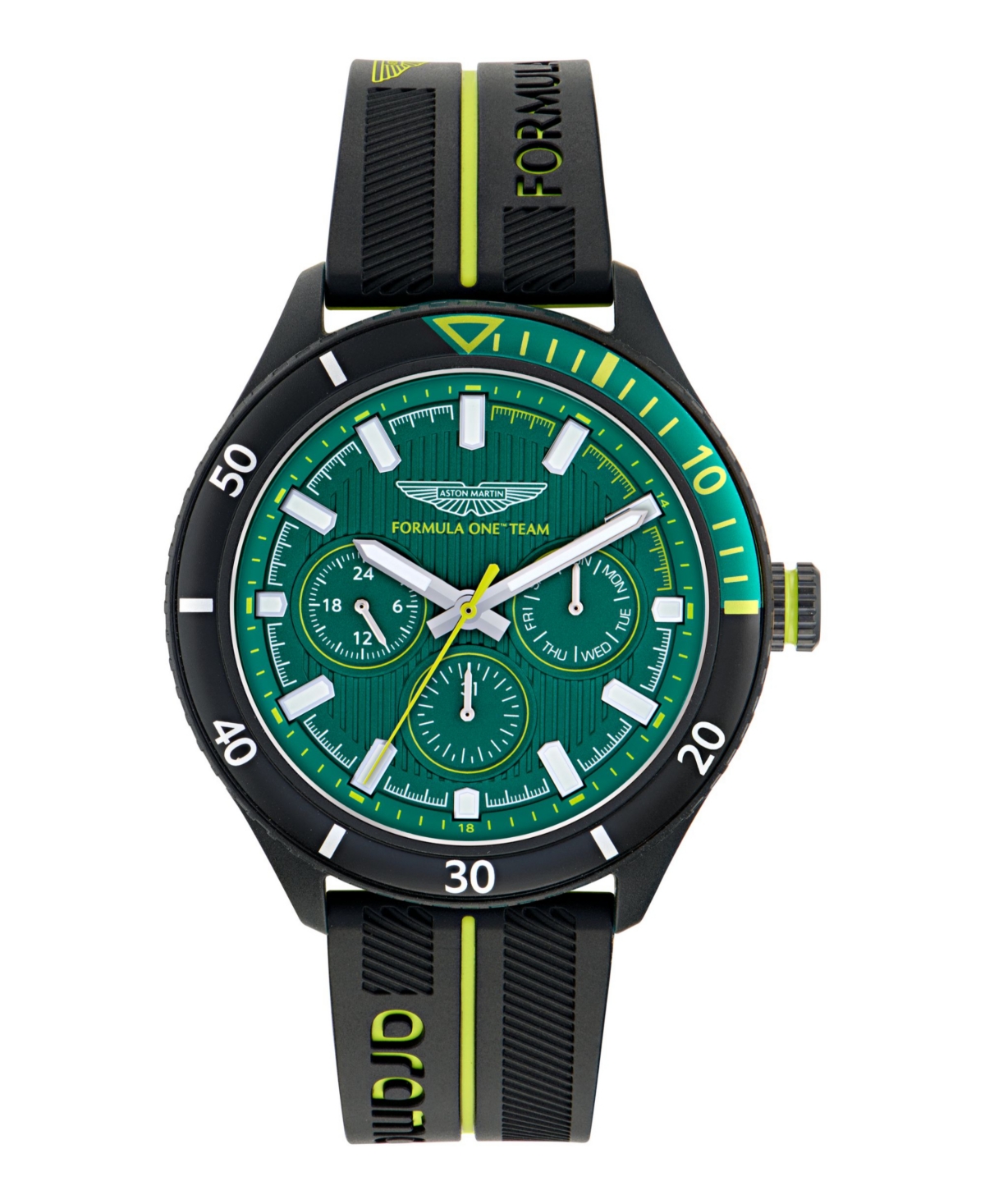 Click here for Aston Martin F1 Mens Pit Multi Function Quartz Bla... prices
