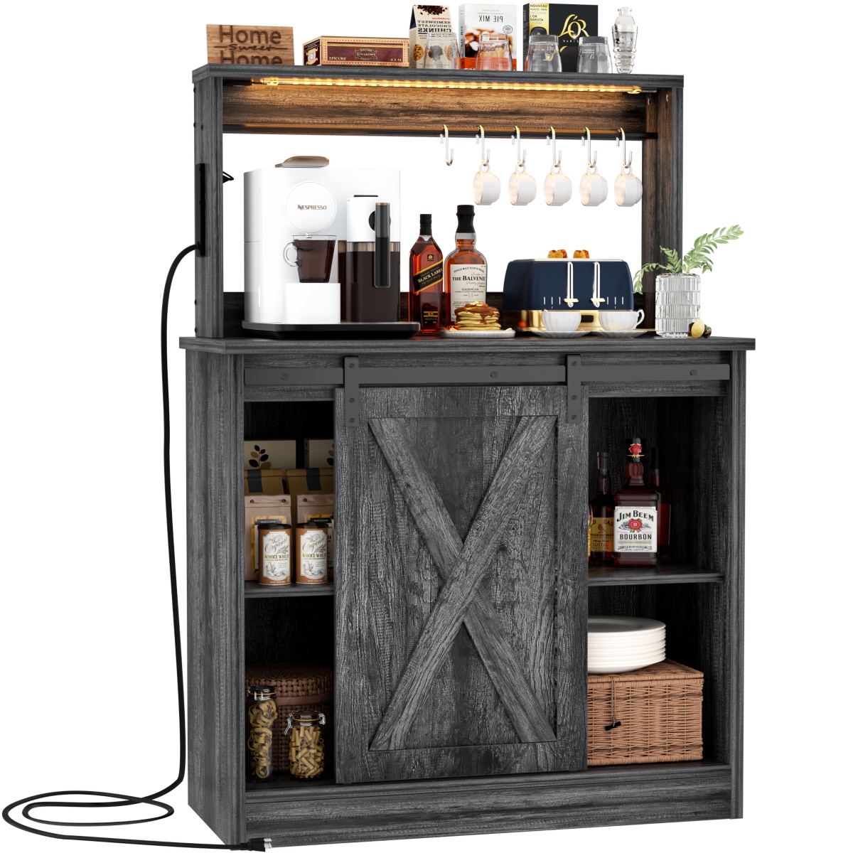 Click here for Aheaplus Sideboard Buffet with Charging Station  F... prices