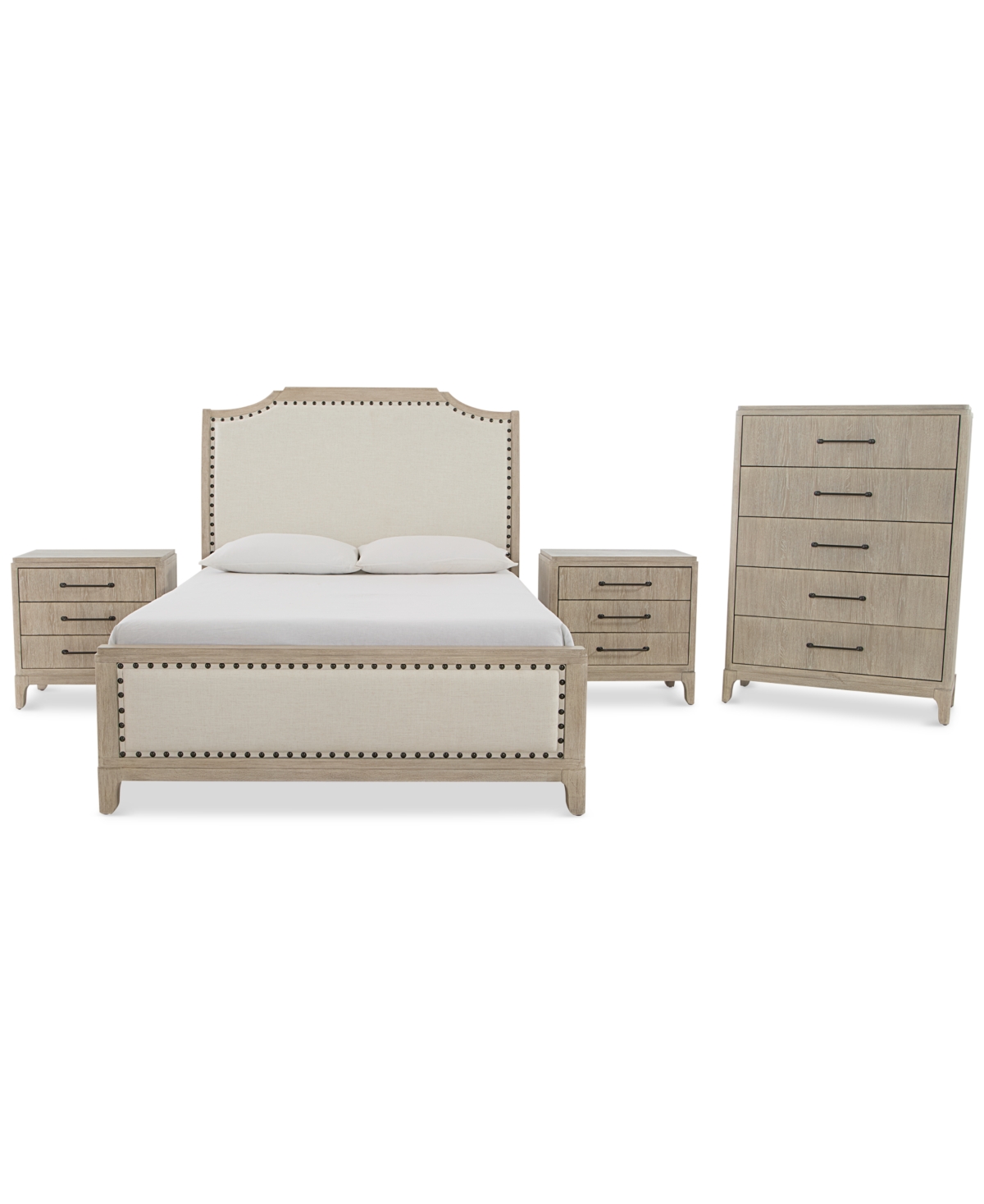 Click here for Sadie 4-Piece Queen Bedroom Set (Bed  Chest & Two... prices