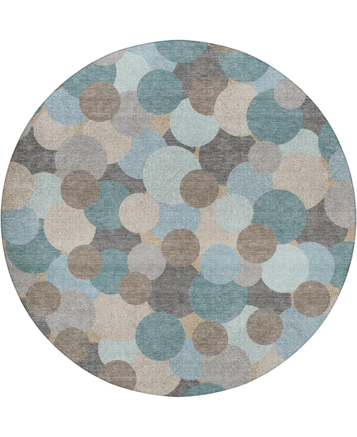 Click here for Dalyn Kenner KN9 8x8 Round Area Rug - Teal prices