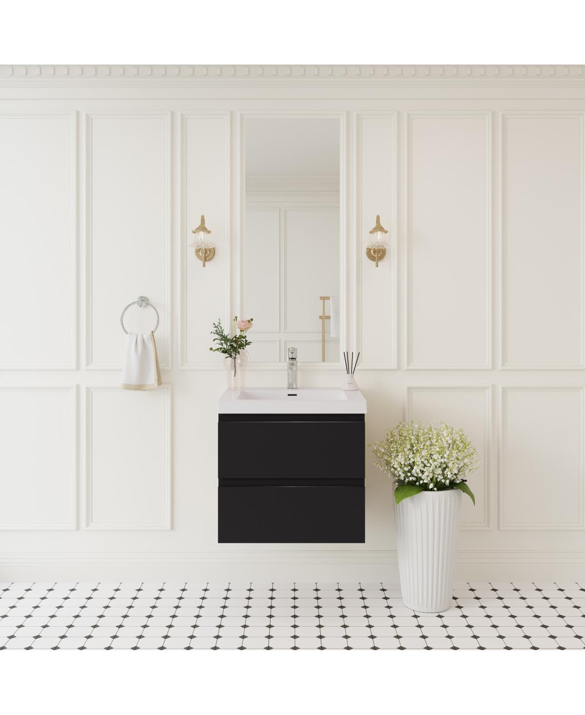 Click here for Sillysis Wall Mounted Bathroom Vanity with Resin C... prices