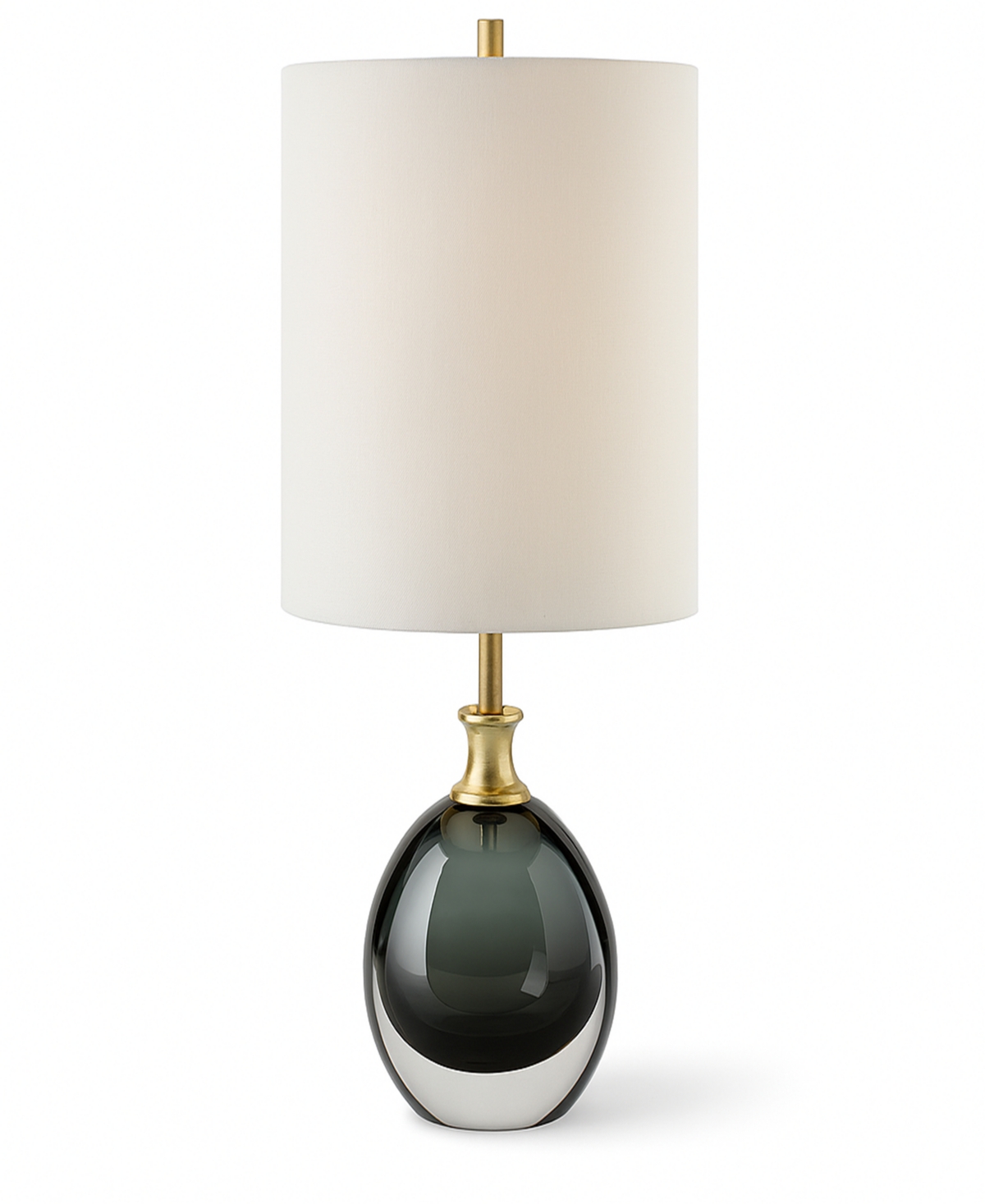 Click here for Uttermost Enigma 20 Glass Buffet Lamp - Dark Gray prices