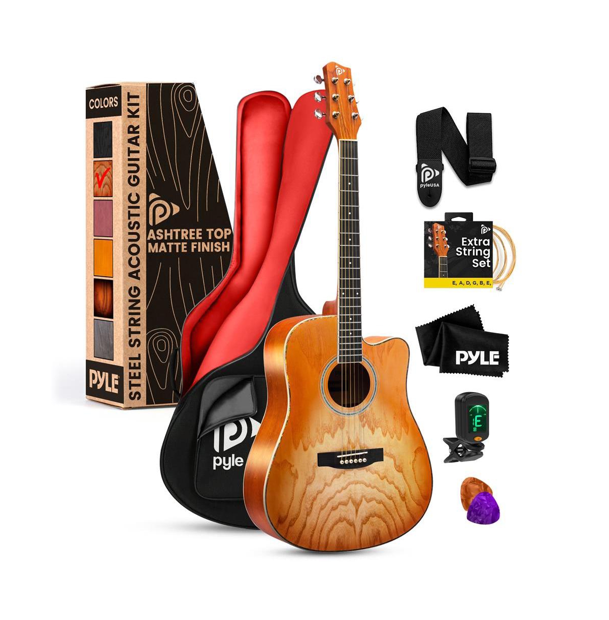 Click here for Pyle 41 Steel Strings Acoustic Guitar for Beginner... prices