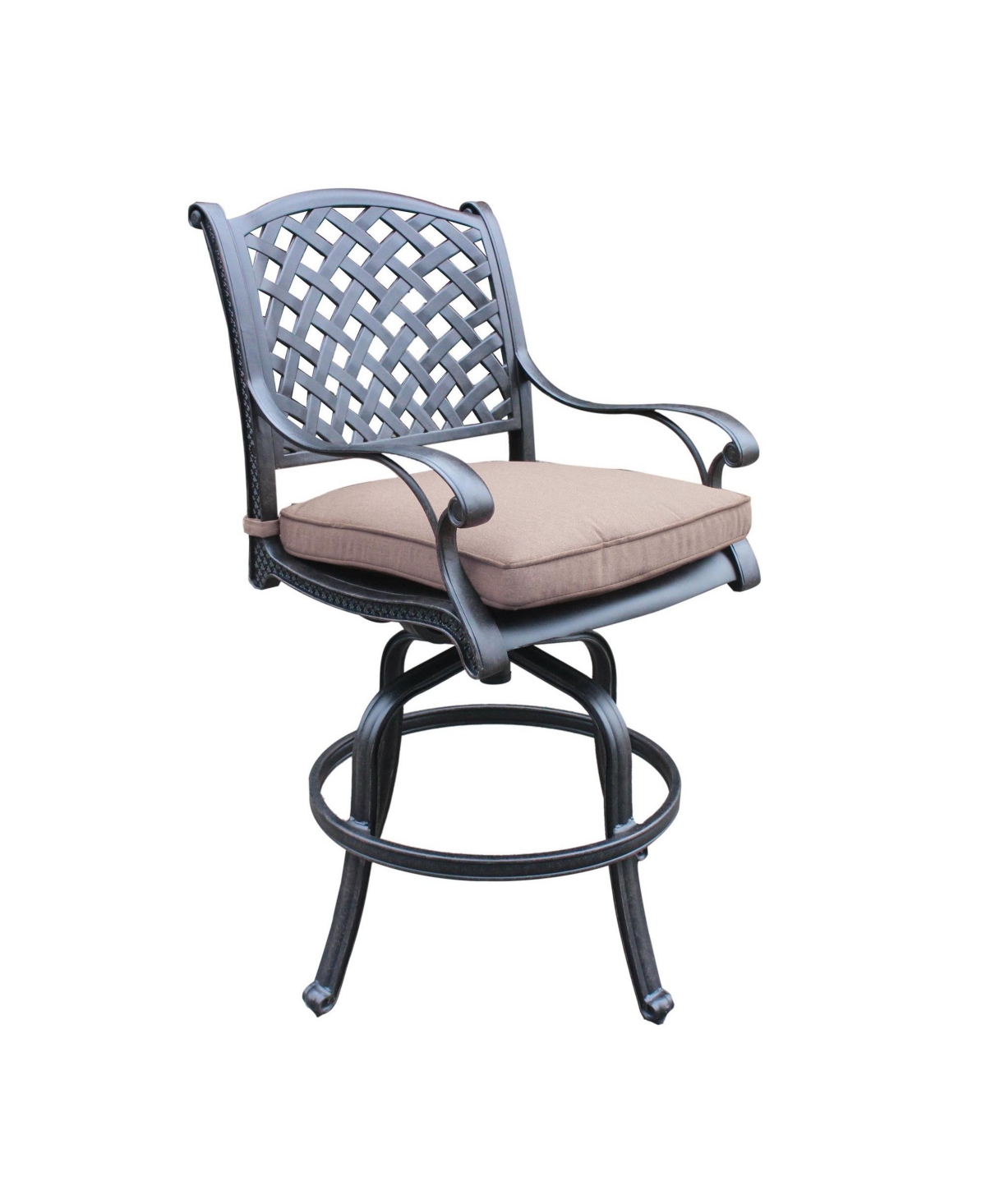 Click here for Mondawe Outdoor Cast Aluminum Rotate Counter Stool... prices