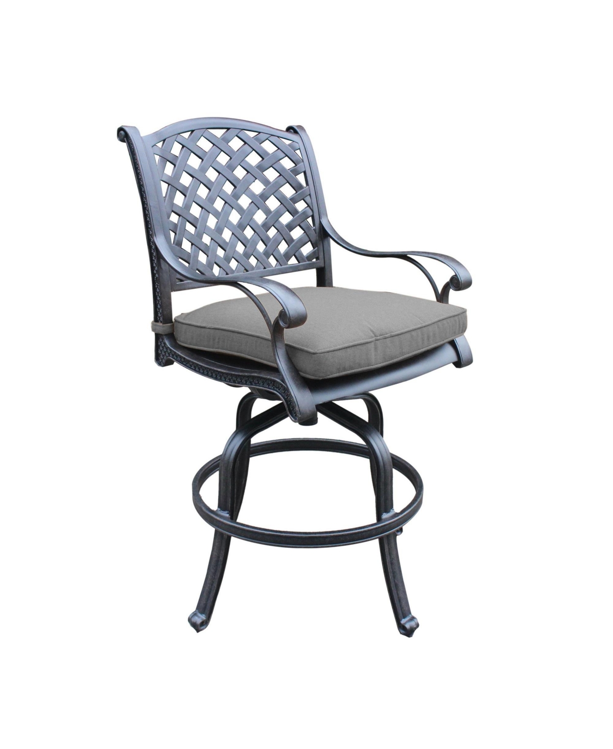 Click here for Mondawe Outdoor Cast Aluminum Rotate Counter Stool... prices