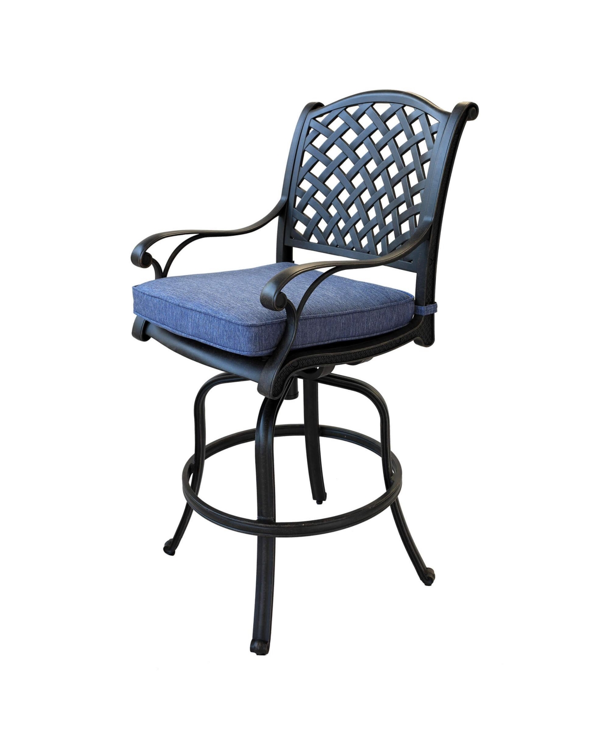 Click here for Mondawe Outdoor Cast Aluminum Rotate Counter Stool... prices