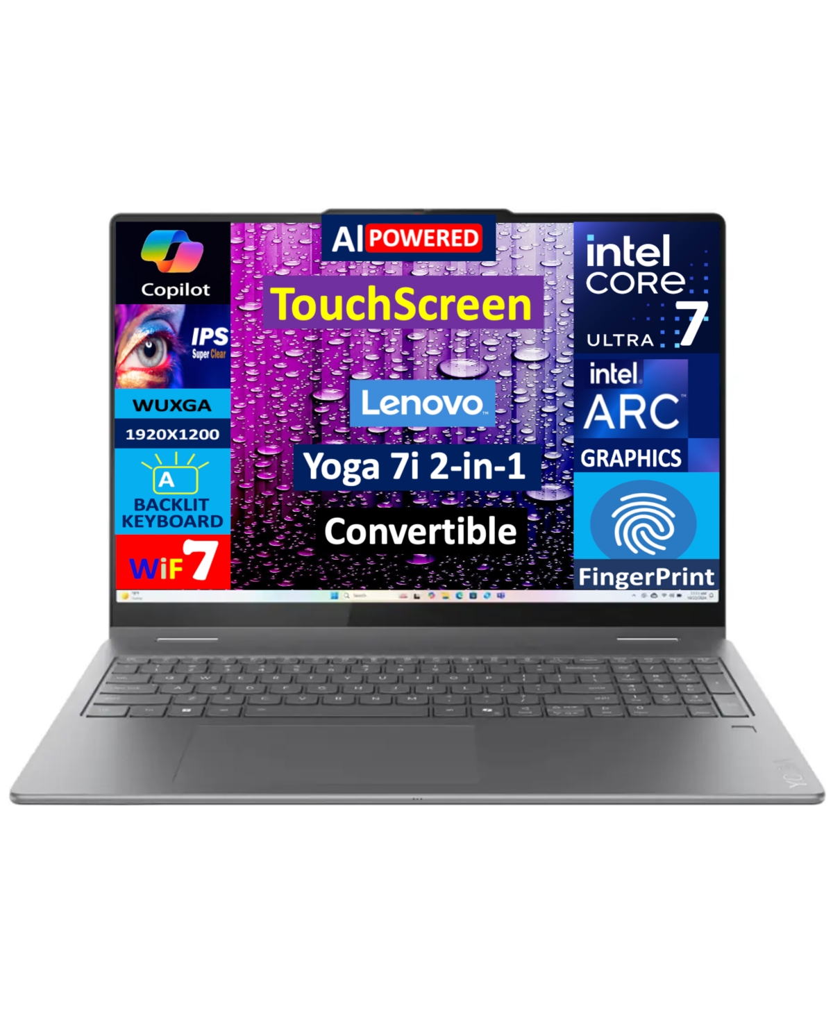 Click here for Lenovo Yoga 7i 2-in-1 Laptop 16.0 Wuxga Display (I... prices