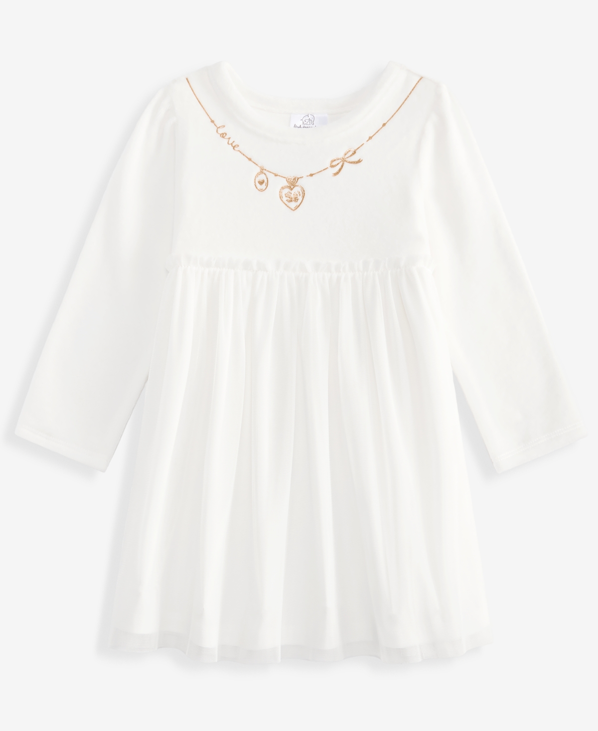 Click here for First Impressions Toddler Girls Velour Necklace Dr... prices