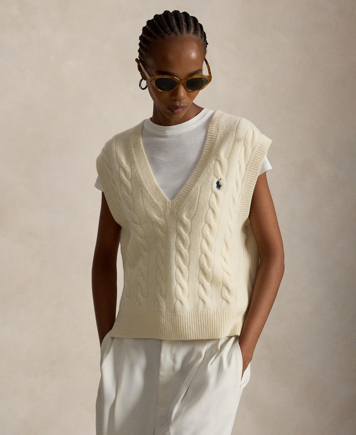 Click here for Polo Ralph Lauren Womens Sleeveless V-Neck Sweater... prices
