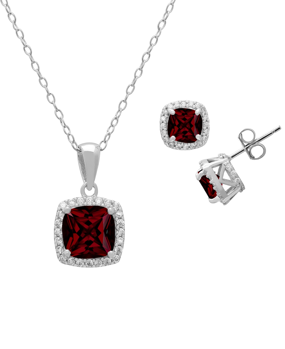 Click here for Macys 2-Piece Garnet (1.75 ct. t.w.) & White Topaz... prices