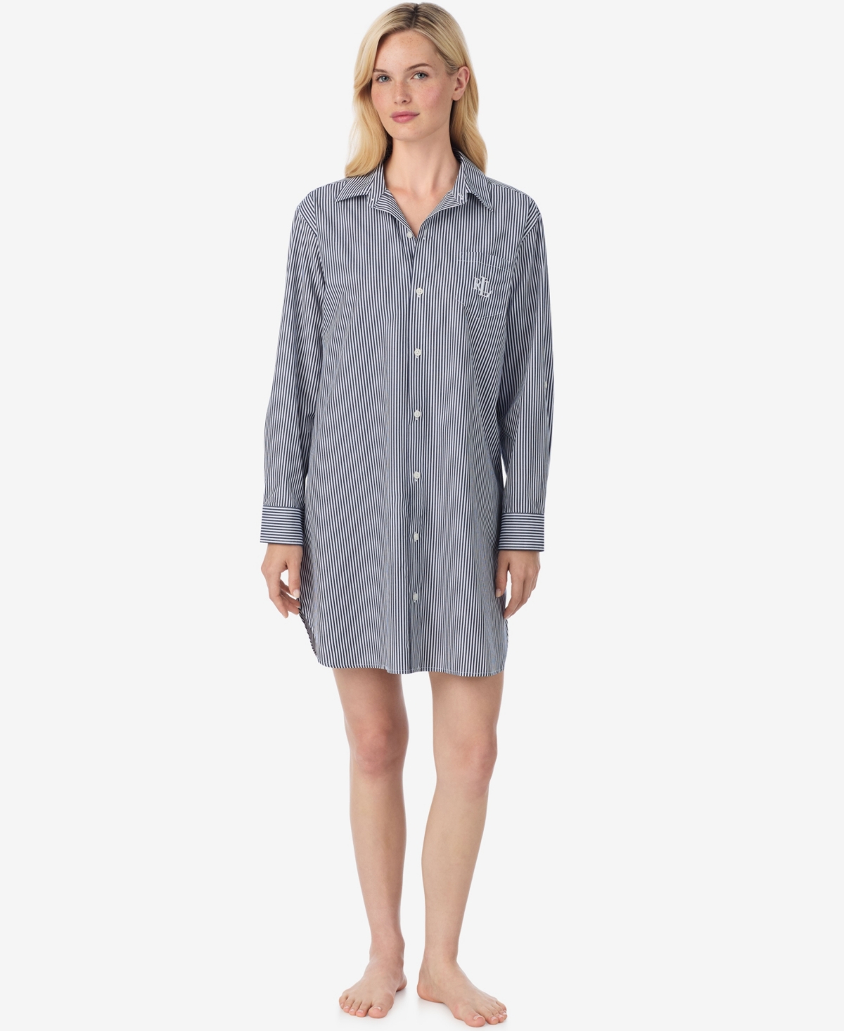 Click here for Lauren Ralph Lauren Womens Long-Sleeve Roll-Tab Hi... prices