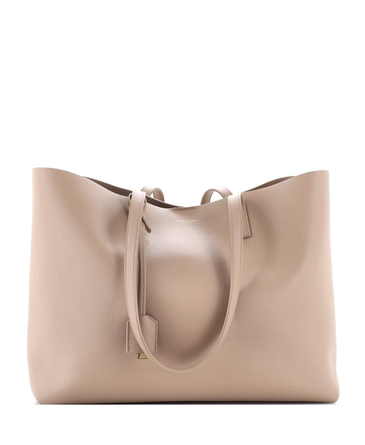 Click here for Pre-Owned Saint Laurent Large Shopper Tote Leather... prices