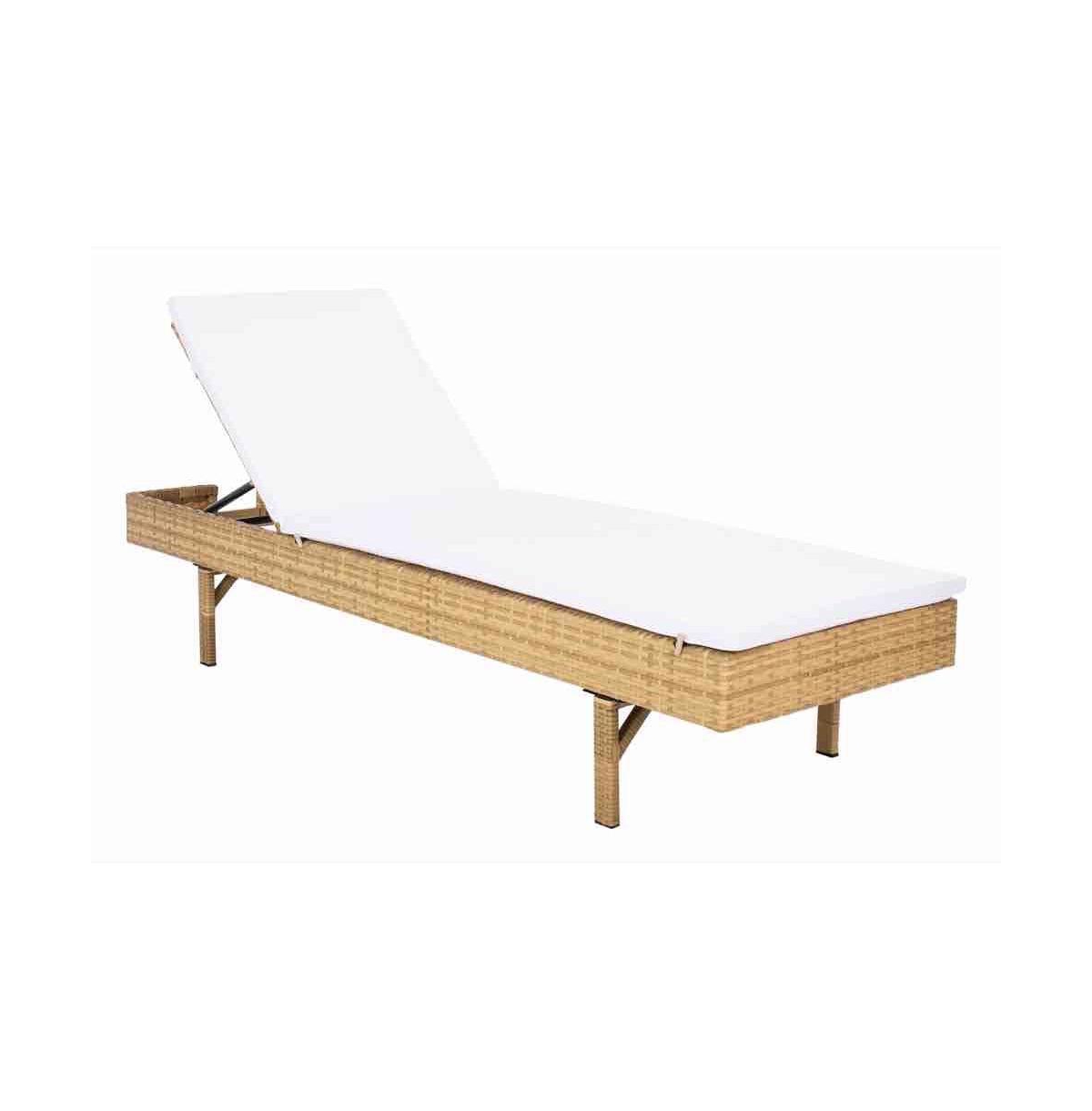 Click here for Augusta Home Cam Sunlounger - Natural/white prices