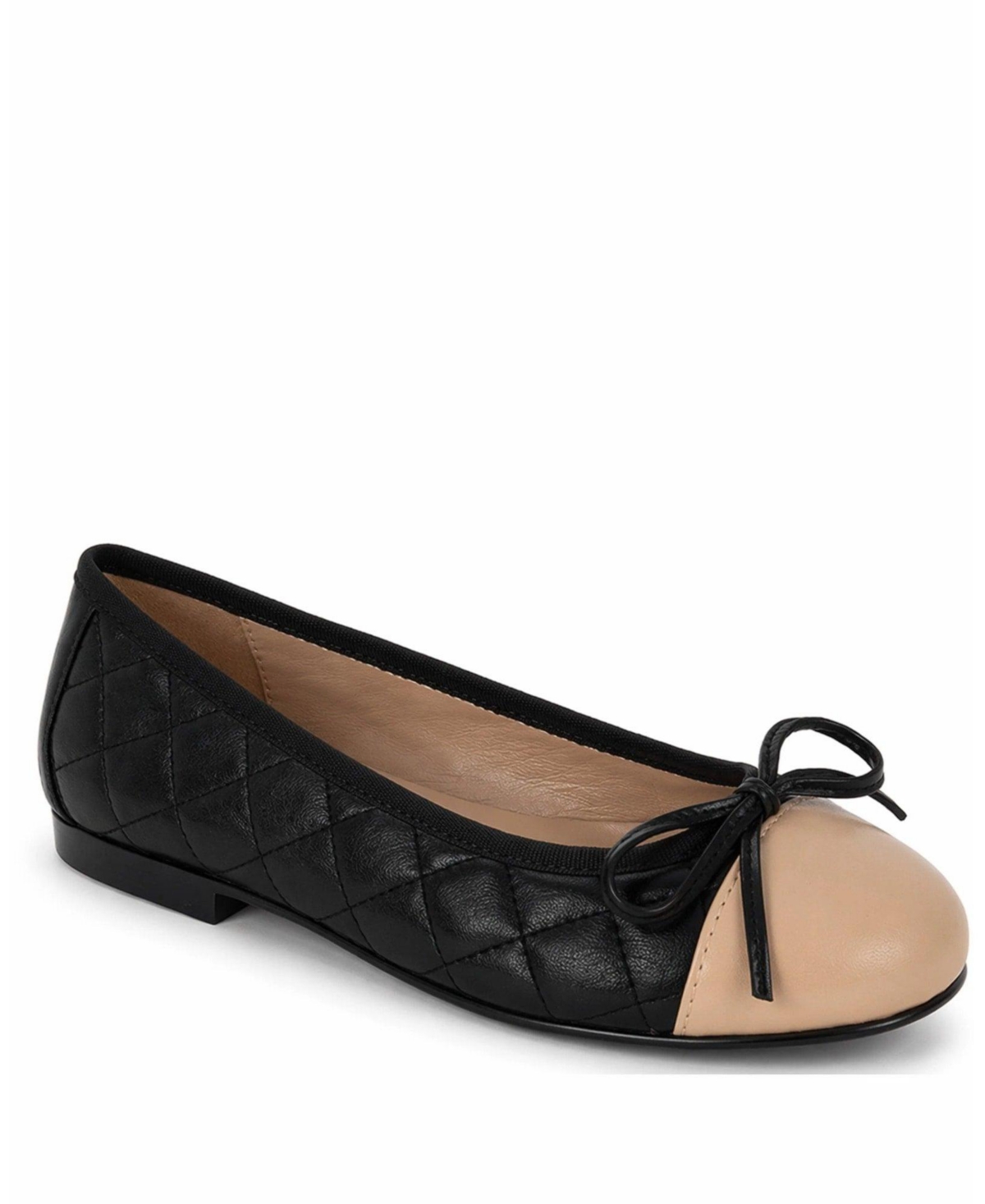 Click here for Menina Step Womens Margot Ballet Flat - Black prices