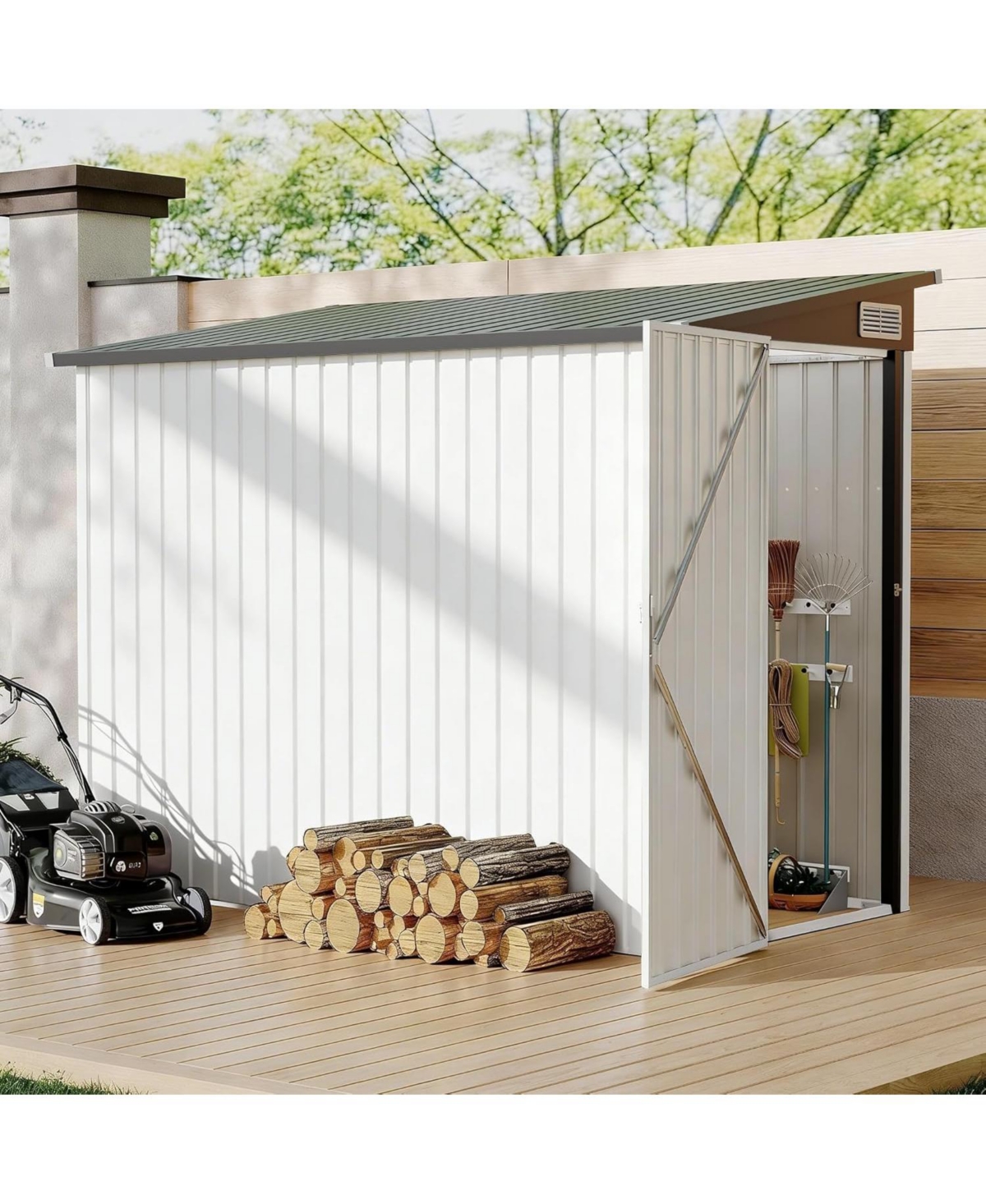 Click here for gaomon Lean-To Outdoor Storage Shed  Heavy Duty Ga... prices