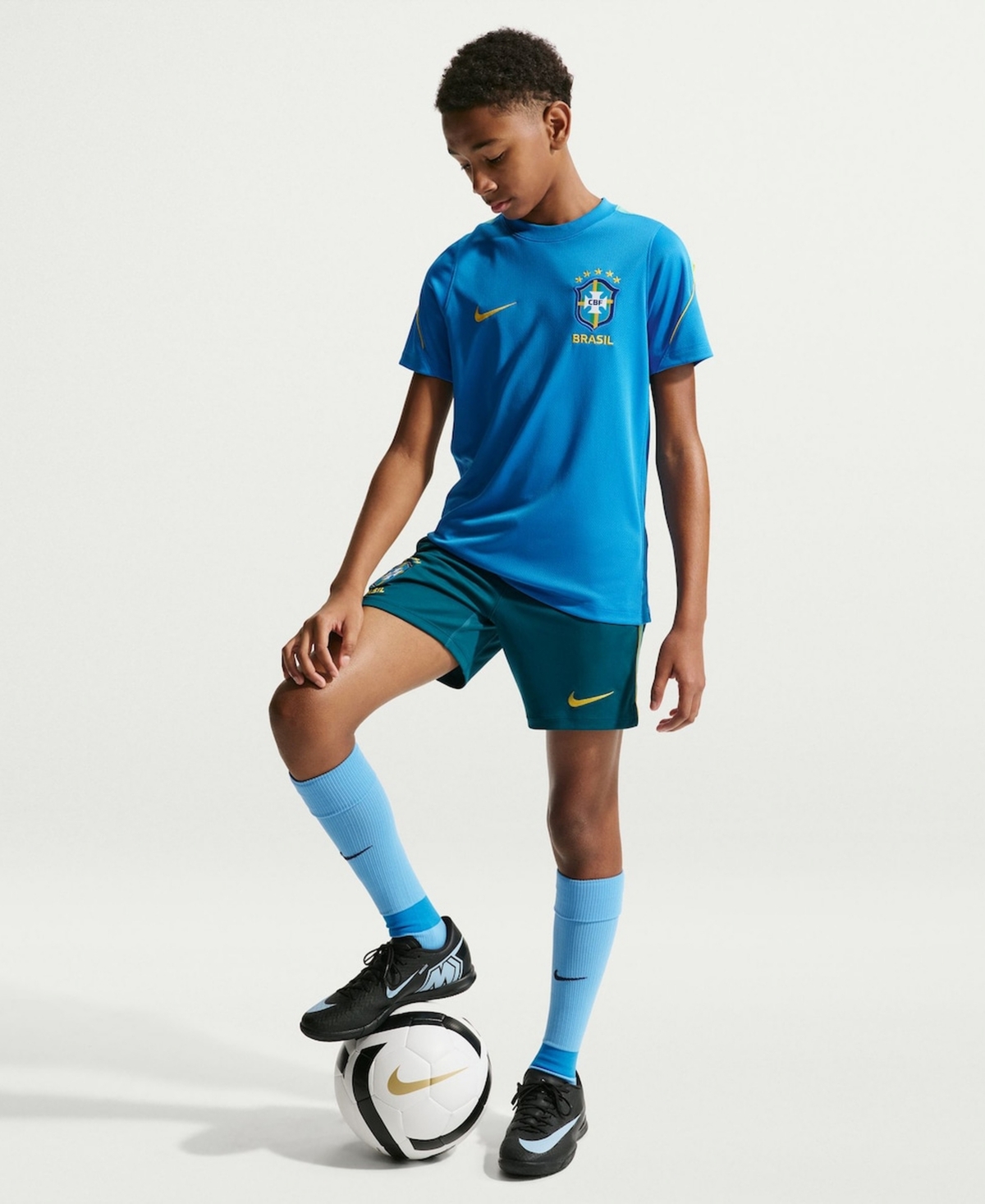 Click here for Nike Big Boys and Girls Blue Brazil National Team... prices